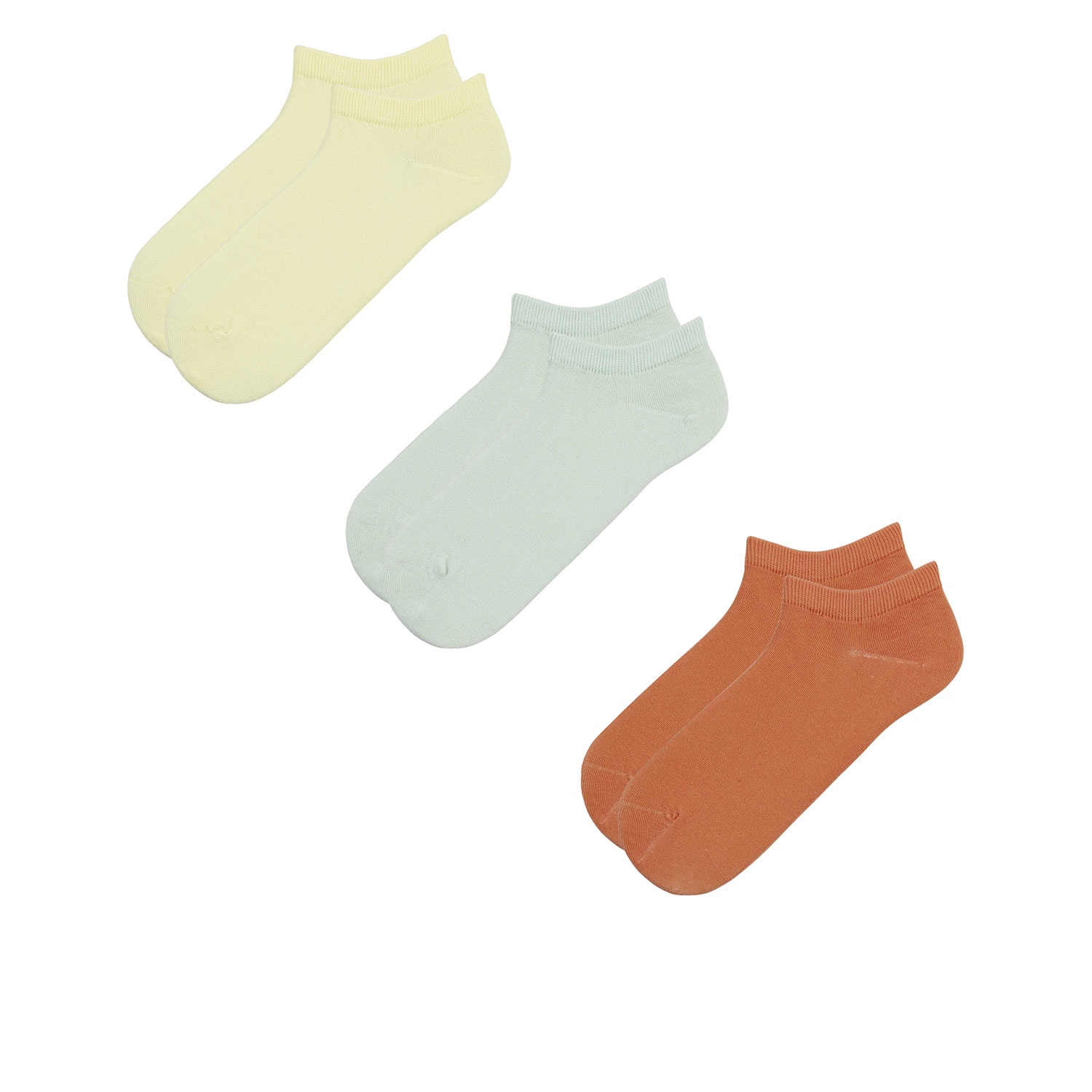 UP2FASHION BASICS, D/H Sommer Sneakersocken, Orange, 39/42 | ALDI SÜD