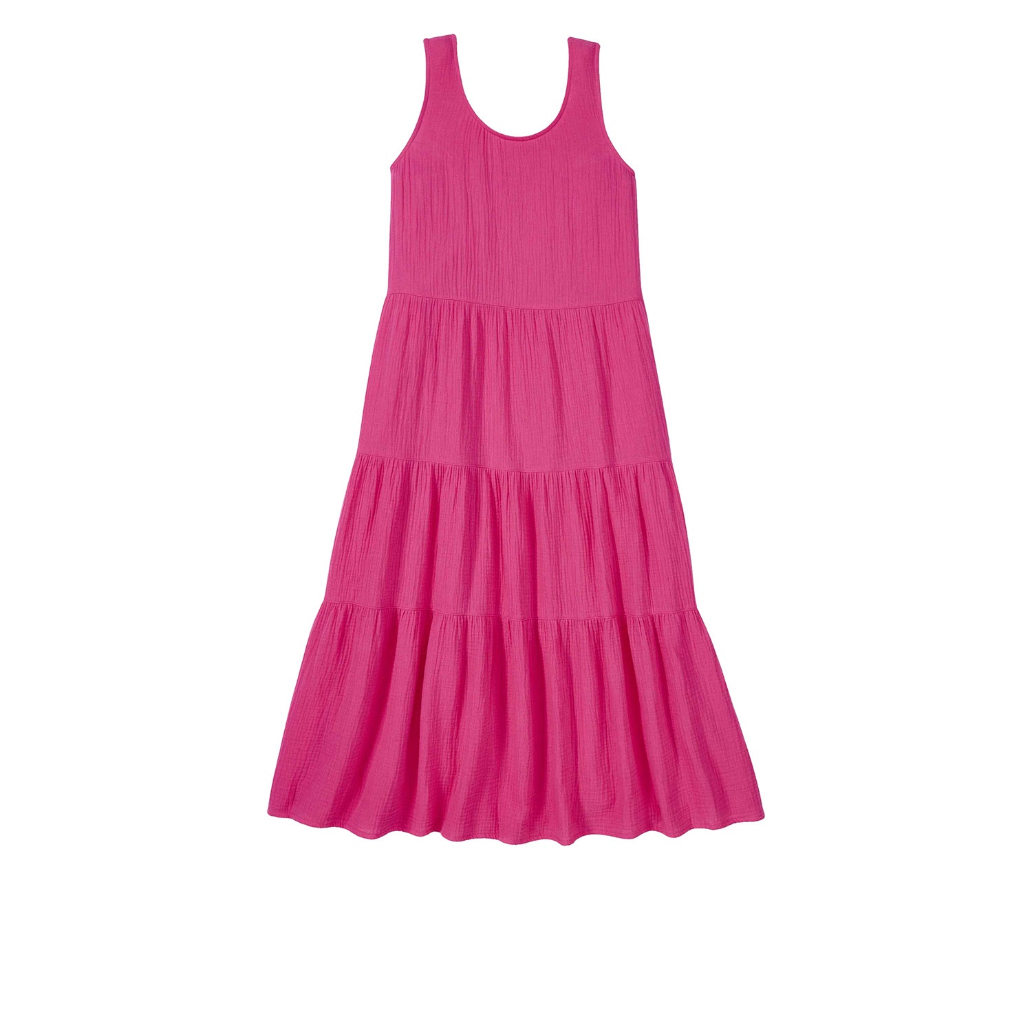 UP2FASHION WOMEN, D-MUSSELIN KLEID, Pink, L 44/46 | ALDI SÜD