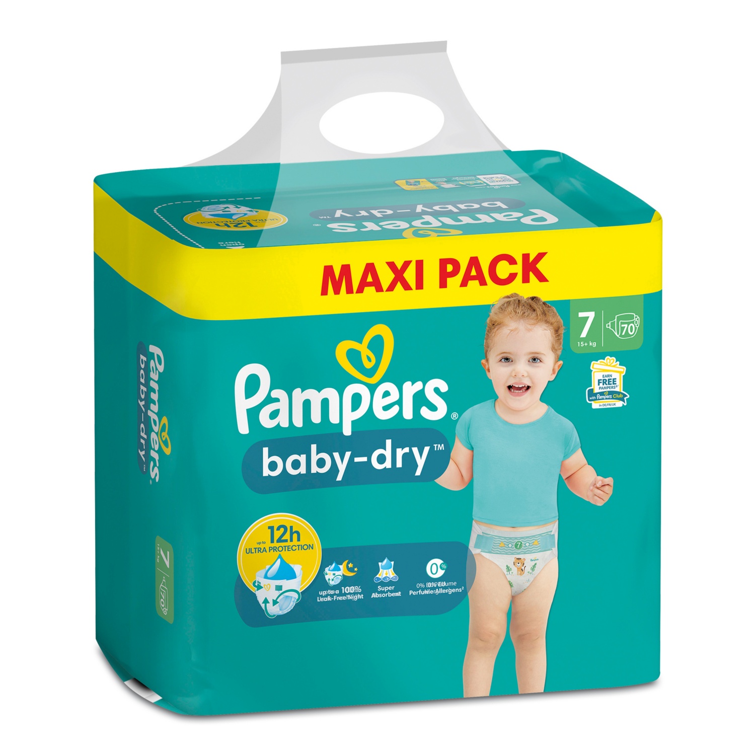 PAMPERS Baby Dry Maxi Pack, Extra, Gr. 7 | HOFER