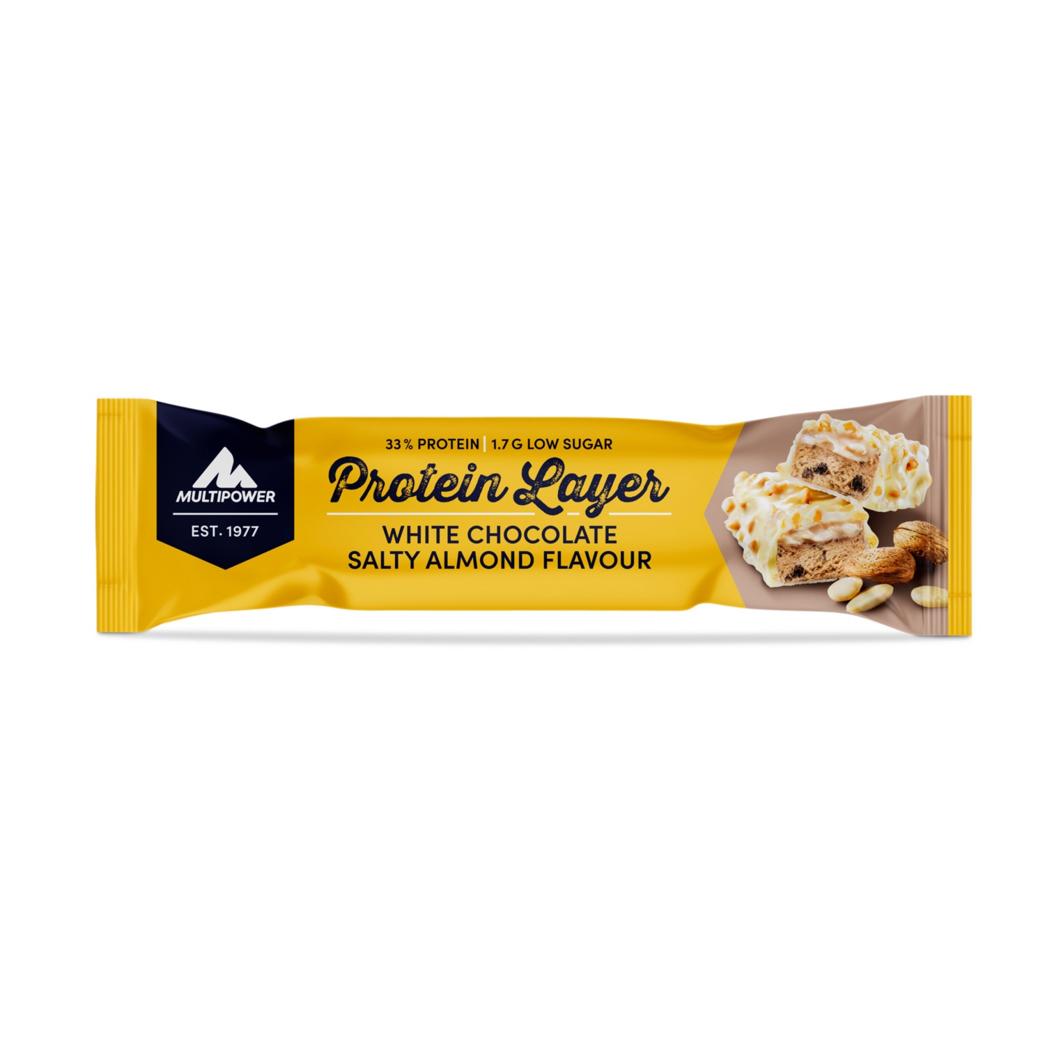 MULTIPOWER MULTIPOWER Protein und Vegan Layer Riegel, Weiße Schokolade ...
