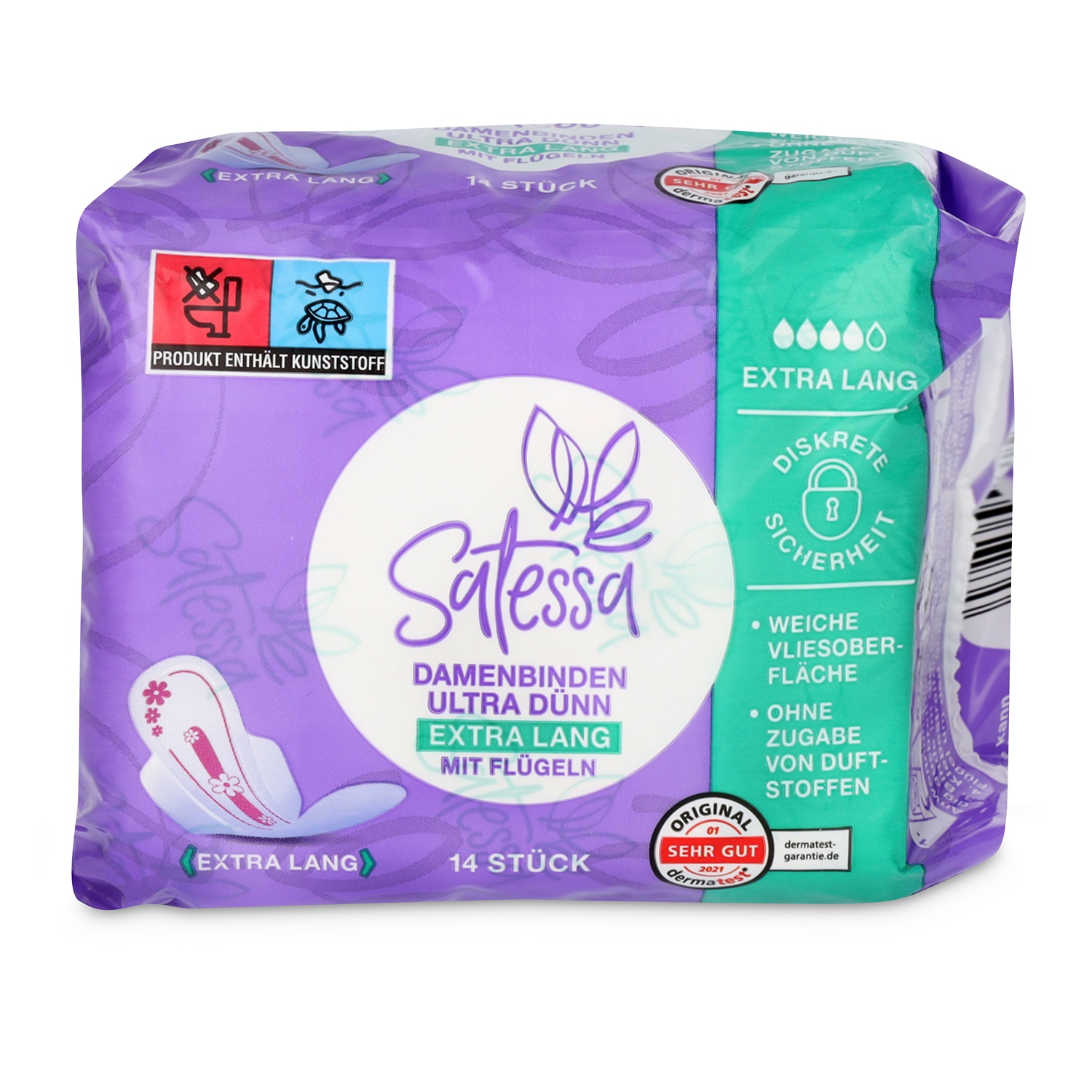 SATESSA Damenbinden Ultra, Super mit Flügel | HOFER