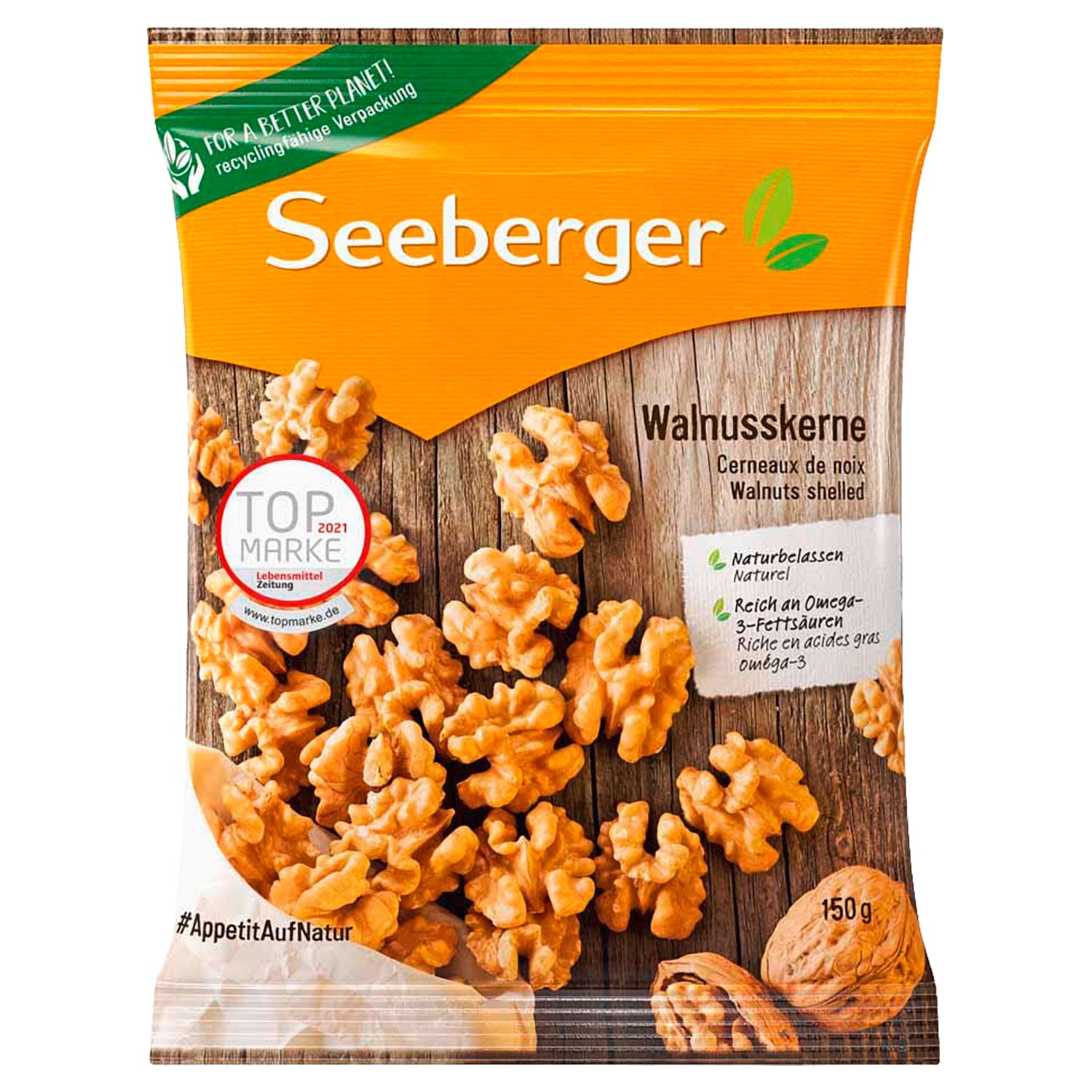 SEEBERGER Walnusskerne 150 g ALDI SUD