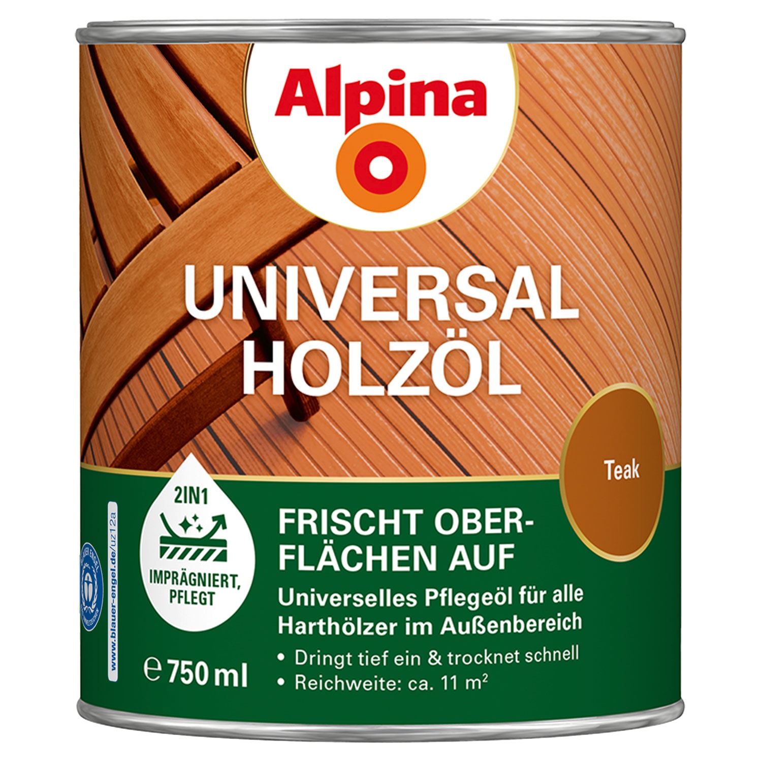 ALPINA, Universal Holzöl, Teak | ALDI SÜD