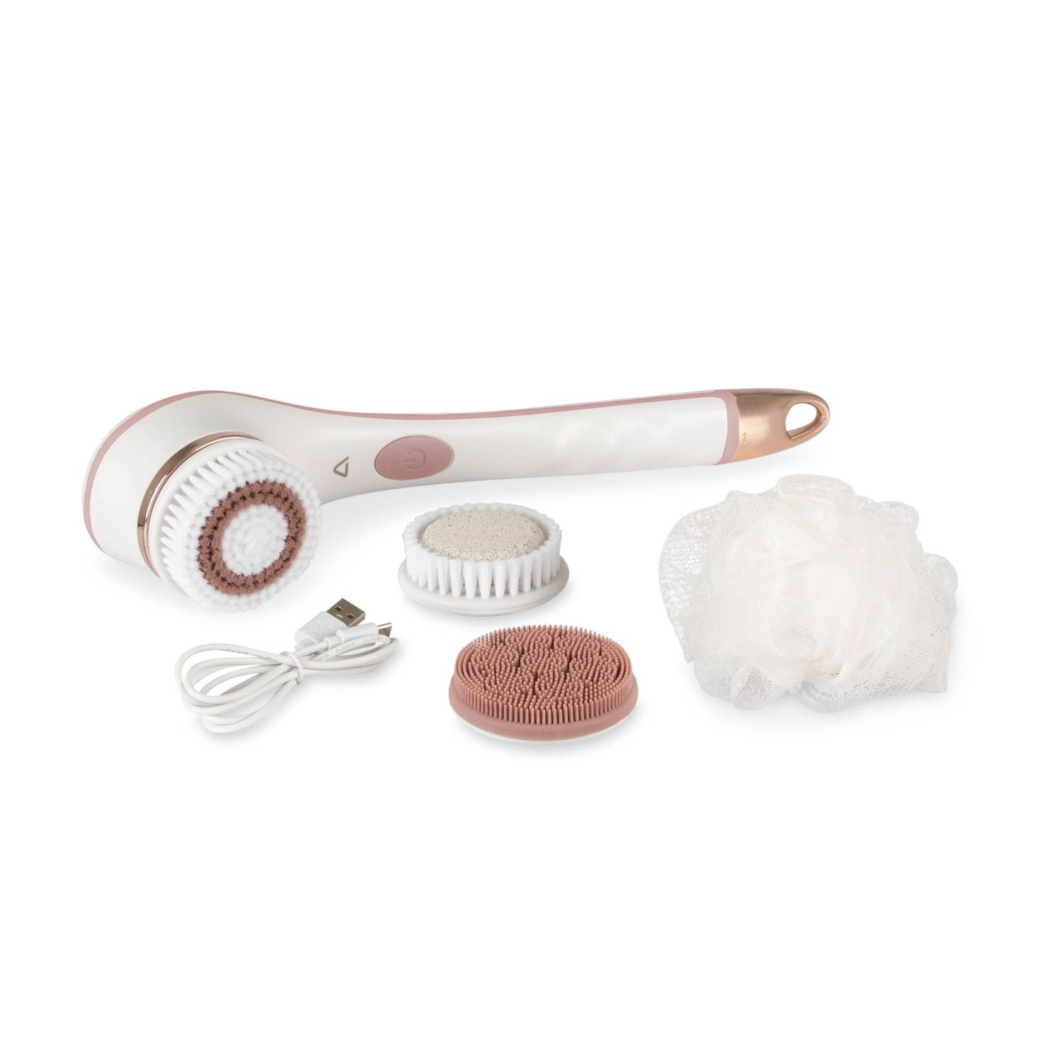 AMBIANO Elektrische Körperbürste, Bürste Rose | HOFER