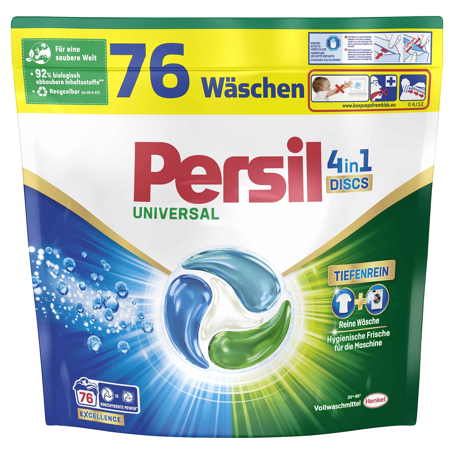 PERSIL Powder/Disc, Universal, 76 Waschgänge, Disc | ALDI SÜD