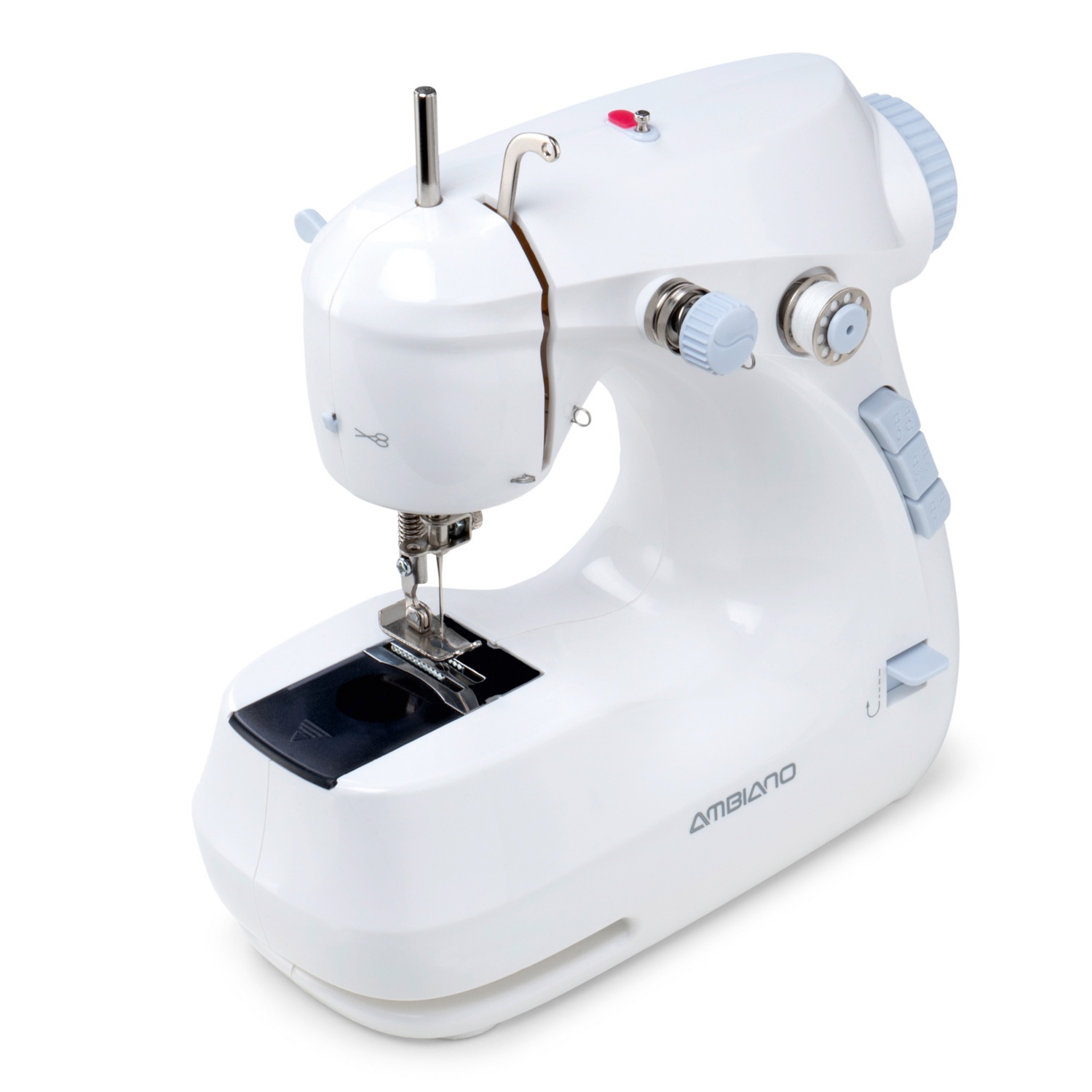 AMBIANO AMBIANO Mini-Nähmaschine, Hellweiß/Blau | HOFER