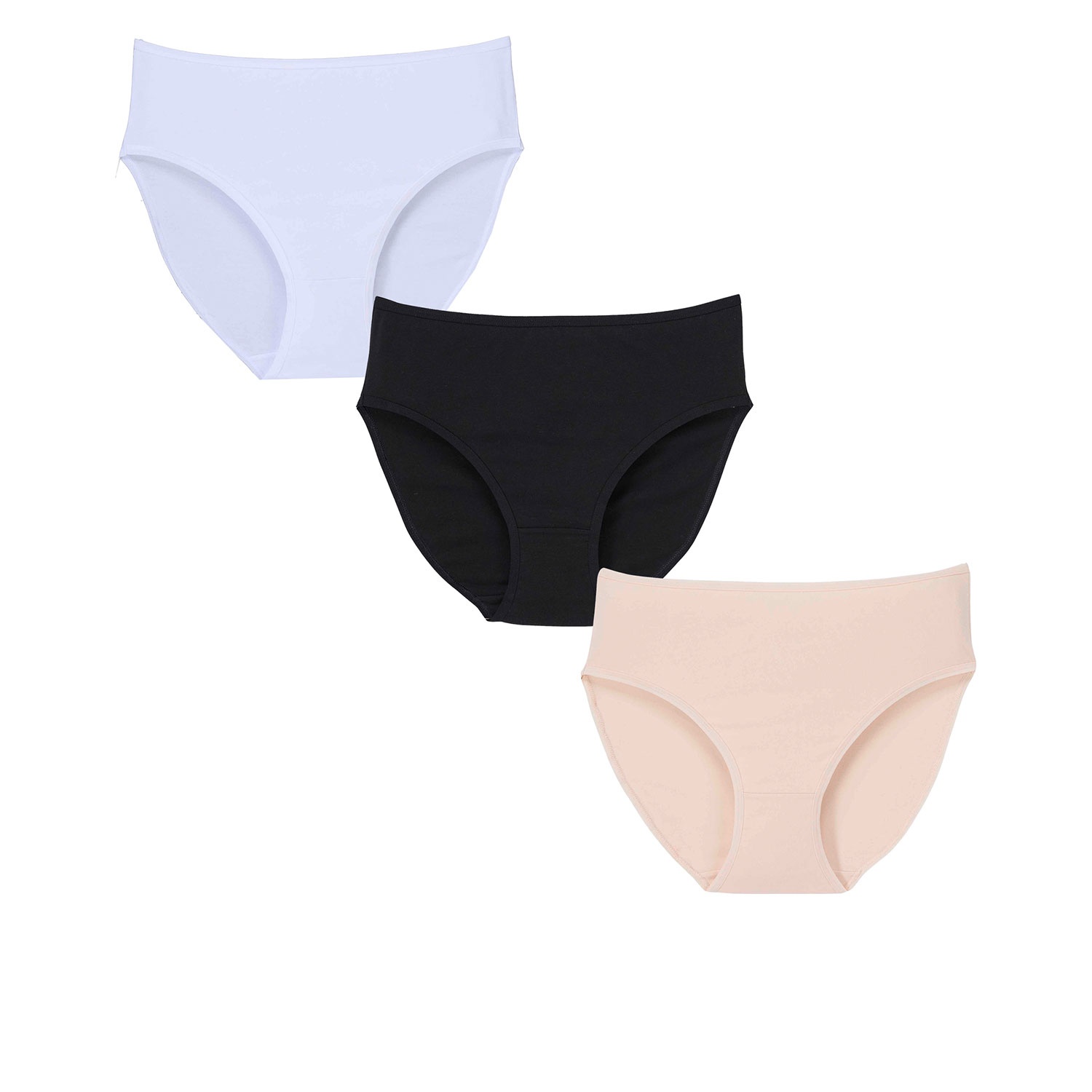 UP2FASHION BASICS, D Basic Slips 3er, L 44/46, mix, Hüft | ALDI SÜD
