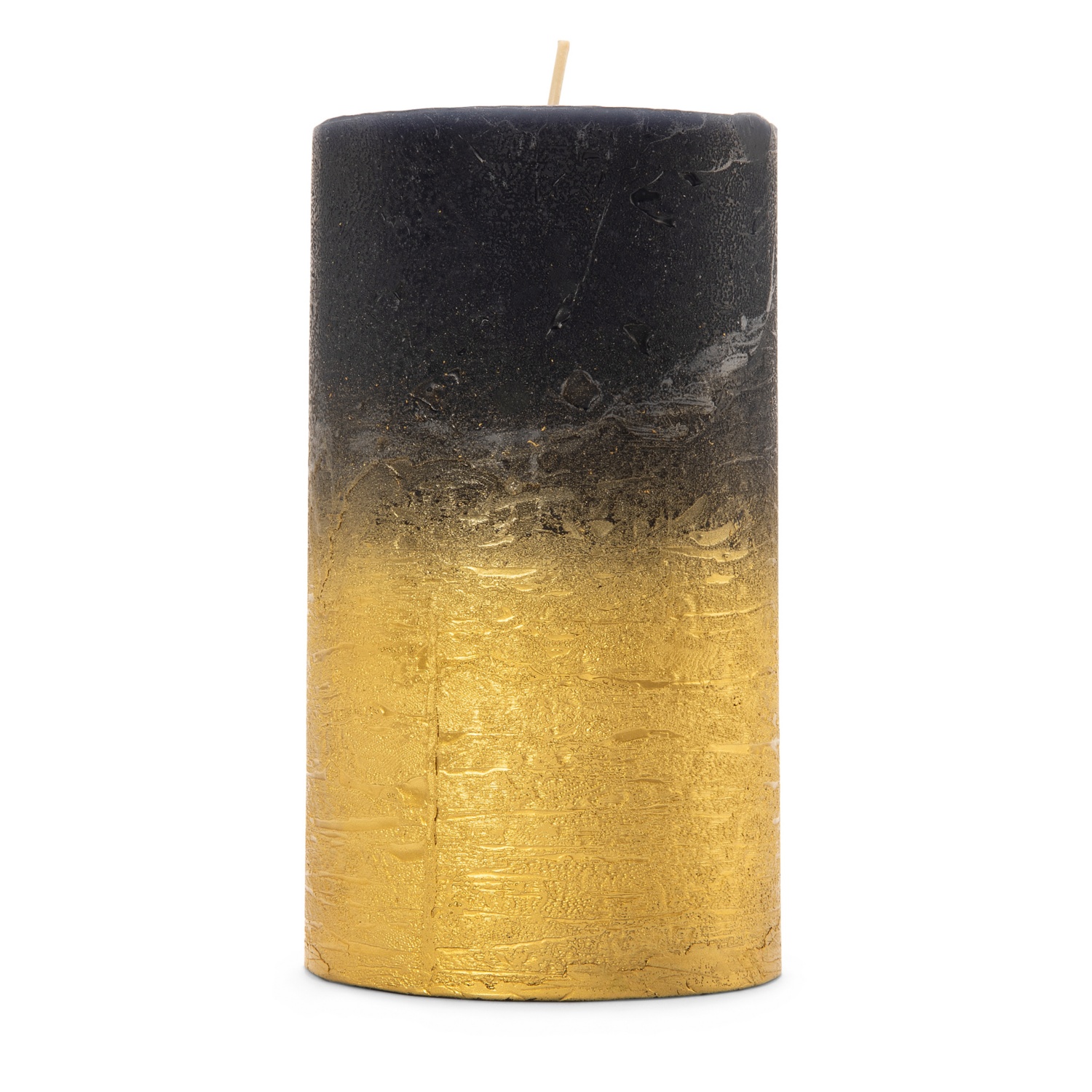 HOME CREATION Premium Rustic-Kerze, Anthrazit, Gold | HOFER