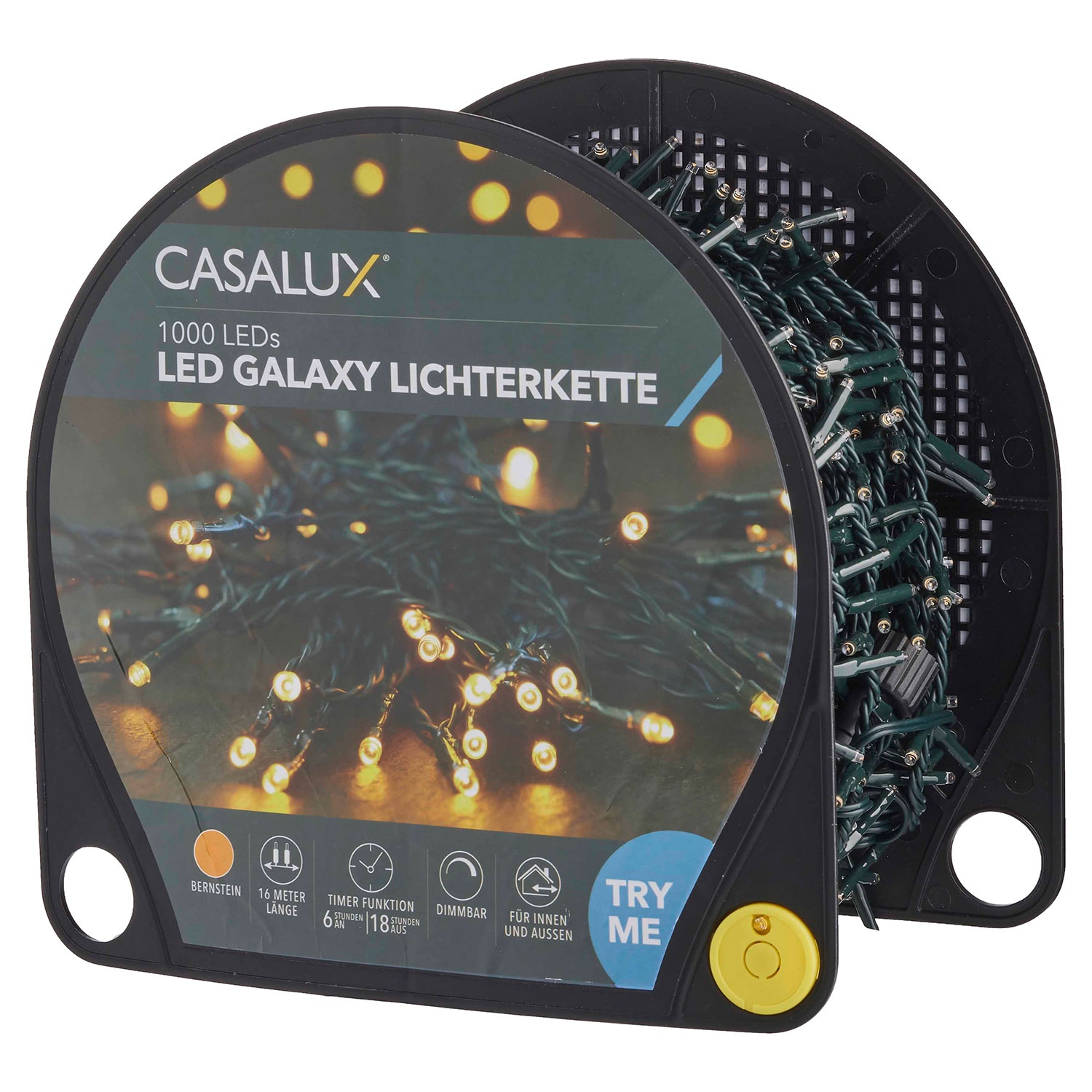 CASALUX LED Lichterkette 1000, Galaxy, Bernstein | ALDI SÜD