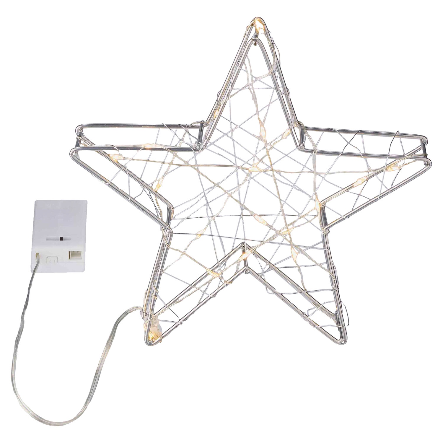 CASALUX, LED Silhouette, Stern, Silber | ALDI SÜD