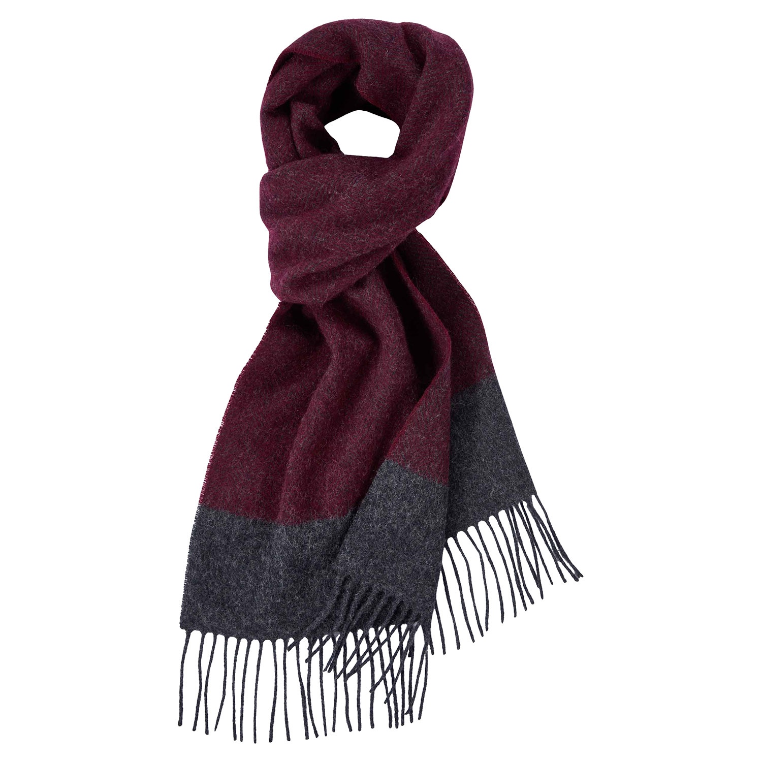 UP2FASHION EXCLUSIVE, H Kaschmir Woll Schal, OS, Mel red | ALDI SÜD