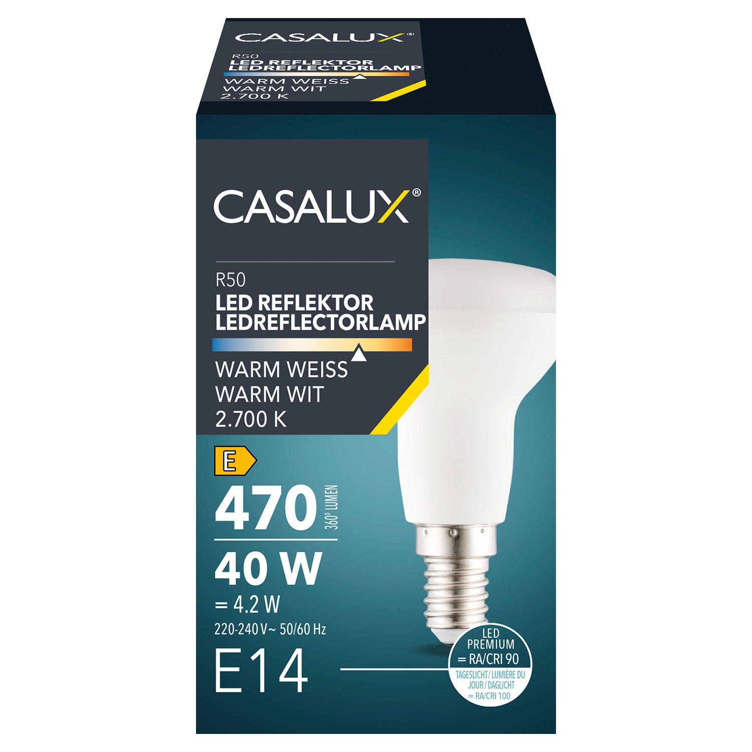 CASALUX, LED Reflektor, R50 E14 470lm | ALDI SÜD