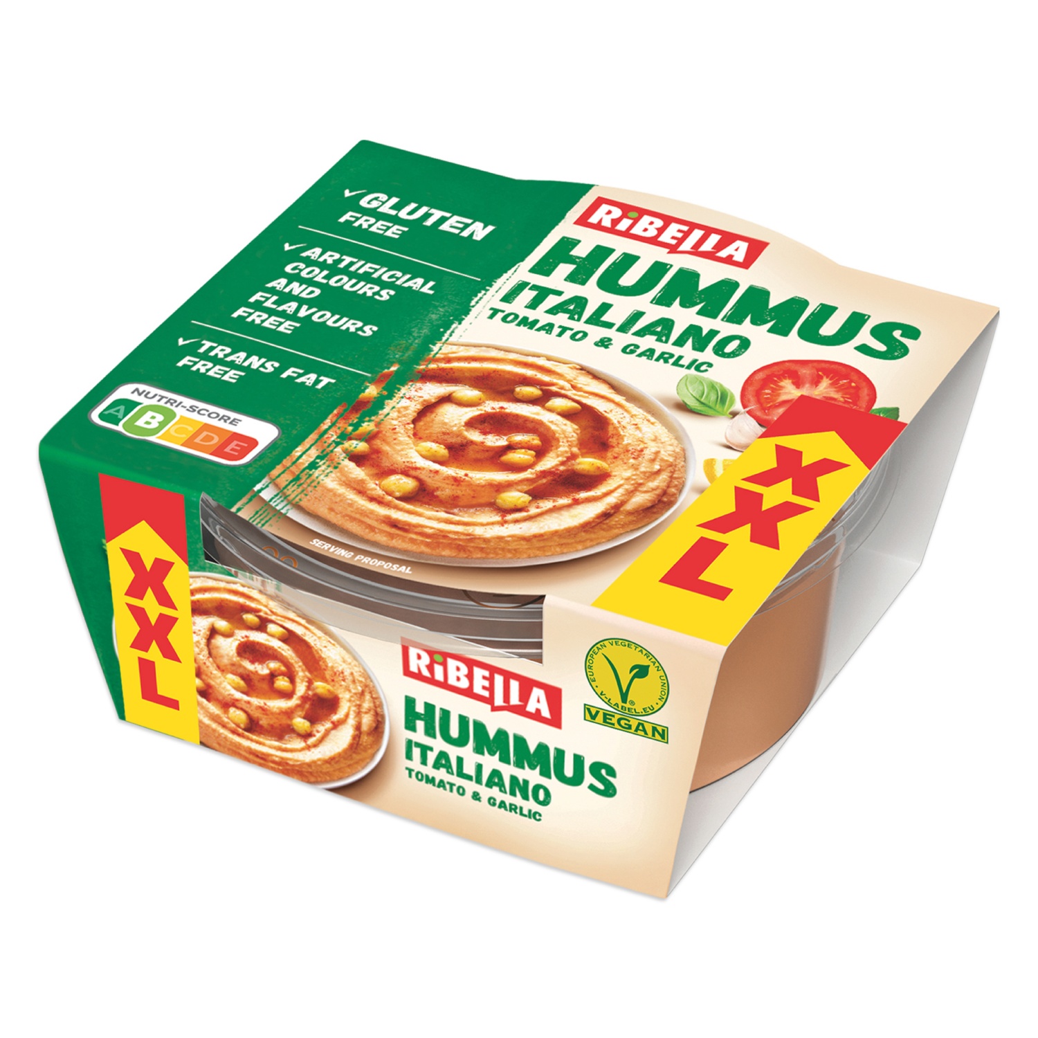 RIBELLA Hummus csicseriborsó-püré, olasz fűszerezésű, 240 g | ALDI