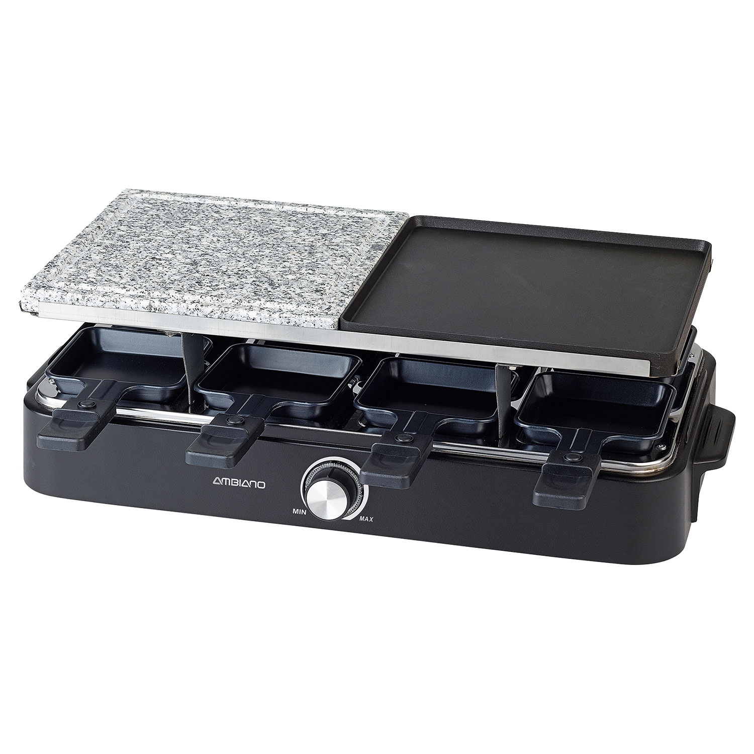 AMBIANO, Raclette Grill+Fondue , Racl Halb/Halb | ALDI SÜD