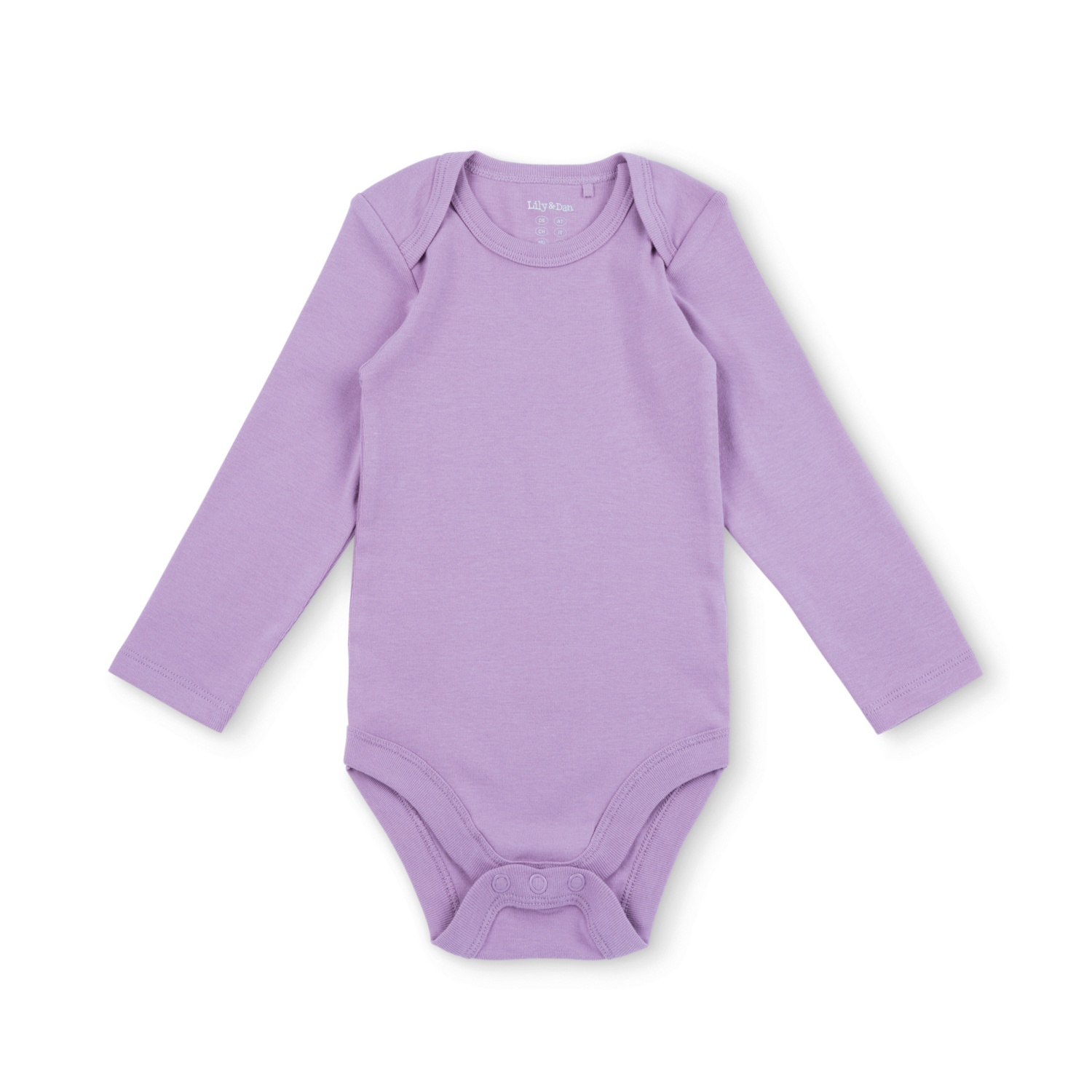 LILY & DAN LILY & DAN Baby-Body, Baumwolle (BIO), Lila/Rot/Grau/Weiß ...