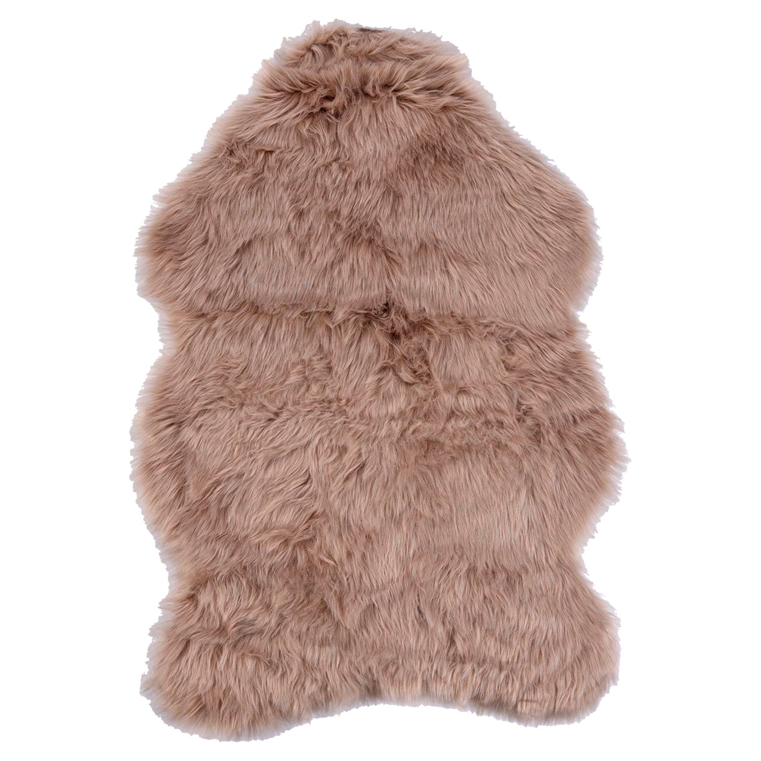 NOVITESSE, Deco Faux Fur Rug, Braun, Langhaar | ALDI SÜD