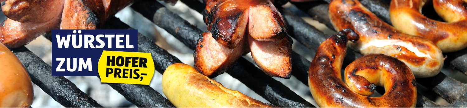 Dauerhaft erhältliche Würstel I HOFER