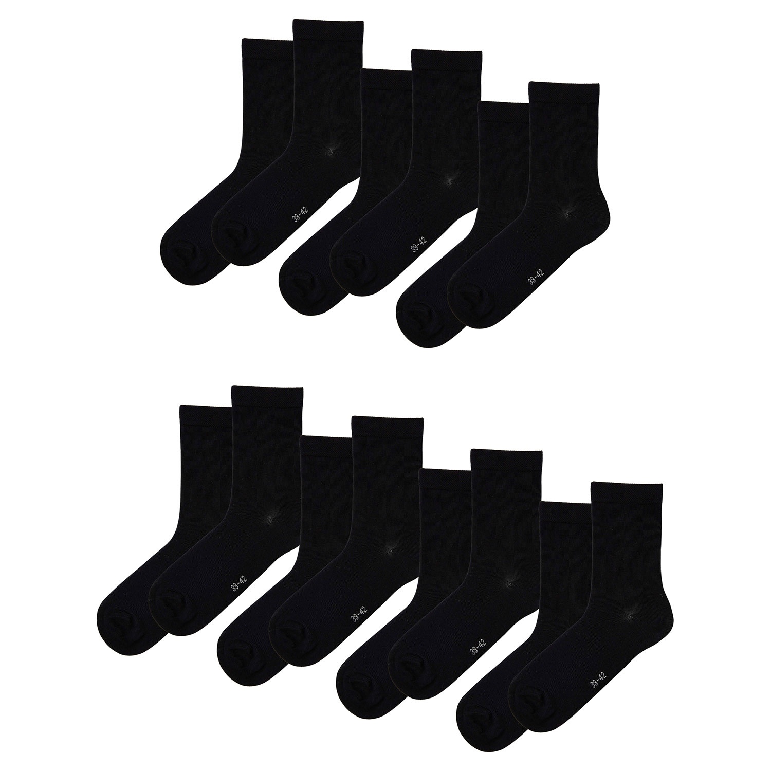 UP2FASHION BASICS, DH Socken 7Er, Sw, 43/46 | ALDI SÜD