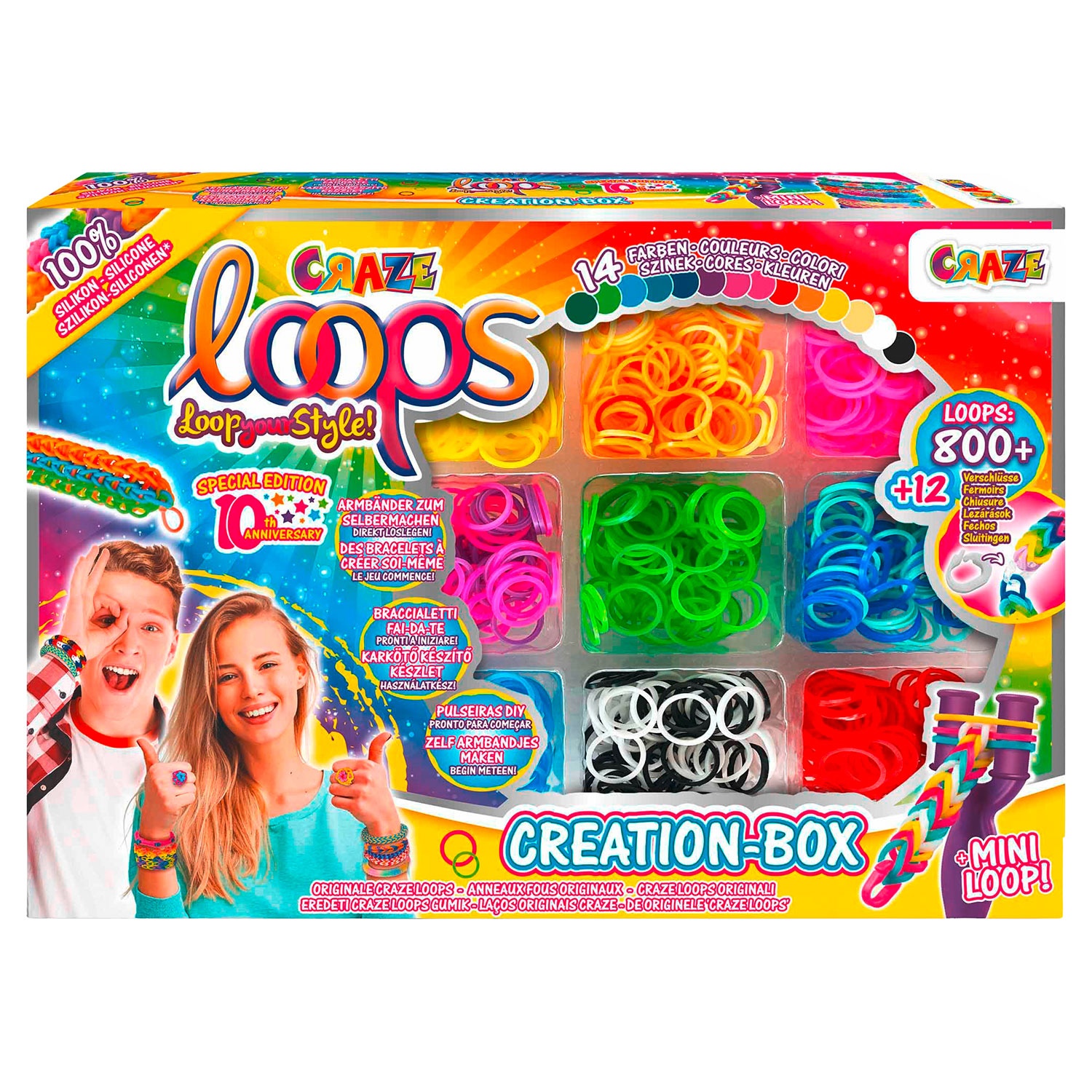 CRAZE, Kreativ Set für Kinder, Loops Spaß Box | ALDI SÜD