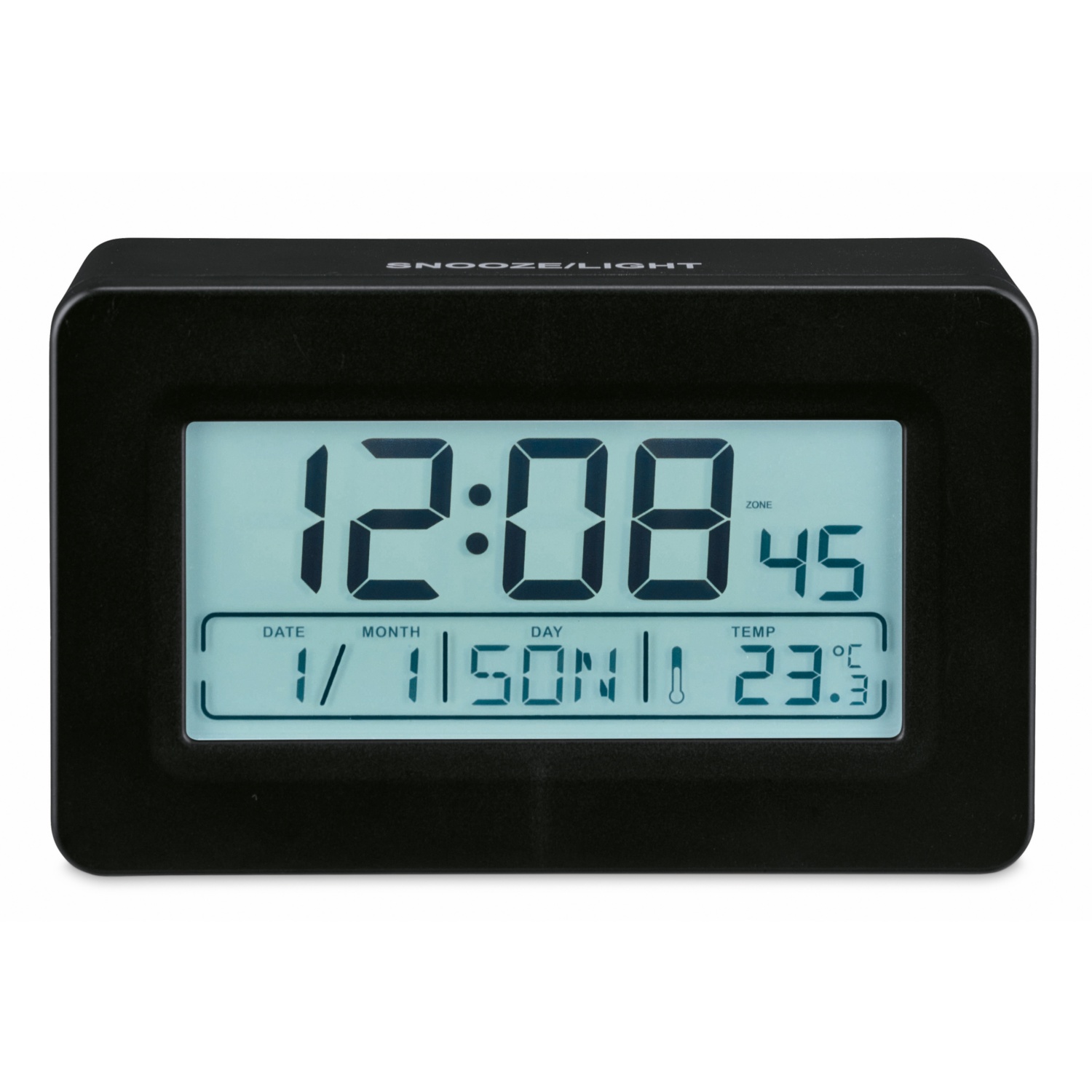 KRONTALER Digitaler Wecker, Schwarz | HOFER