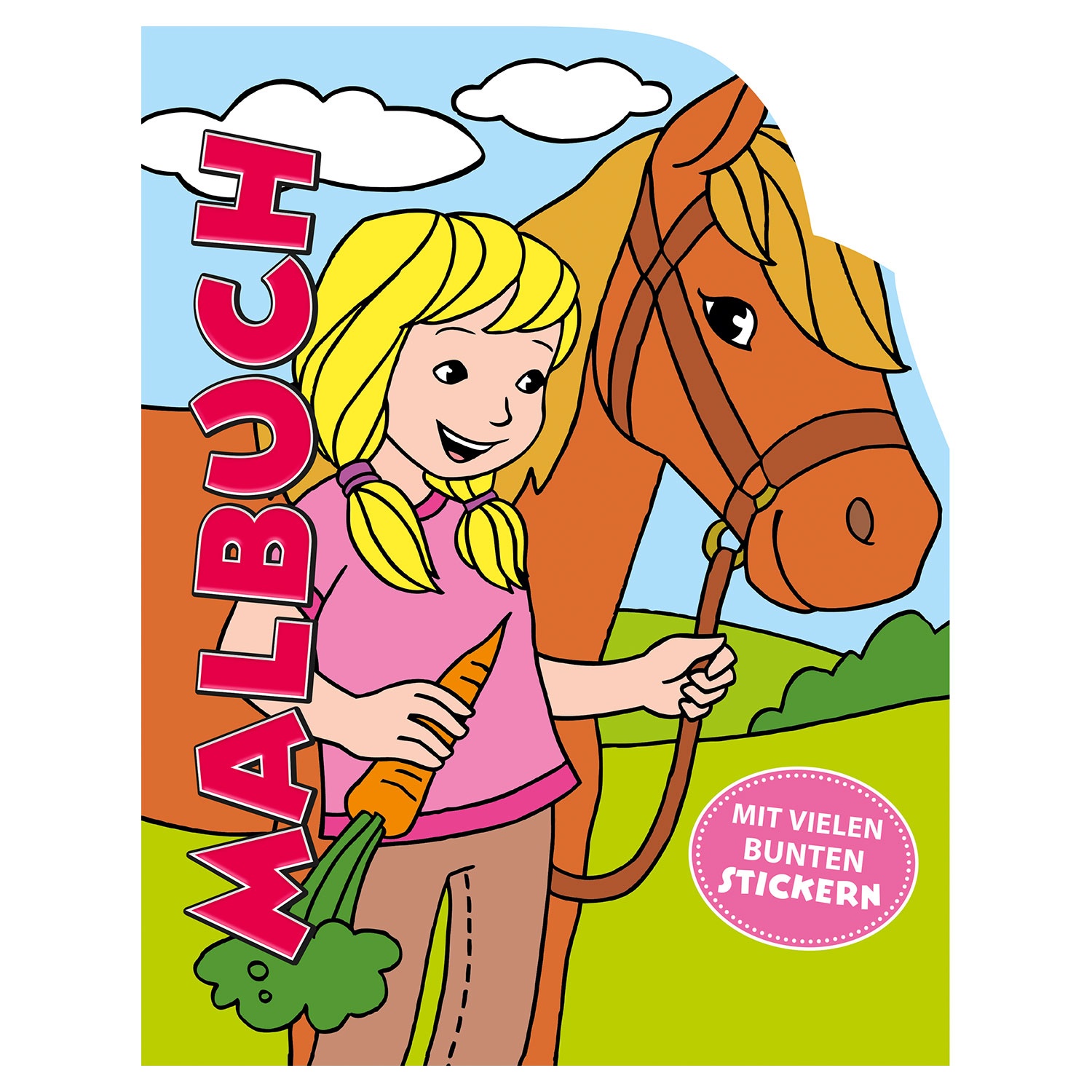 Mal- und Stickerbuch Ponys&Pferde | ALDI SÜD