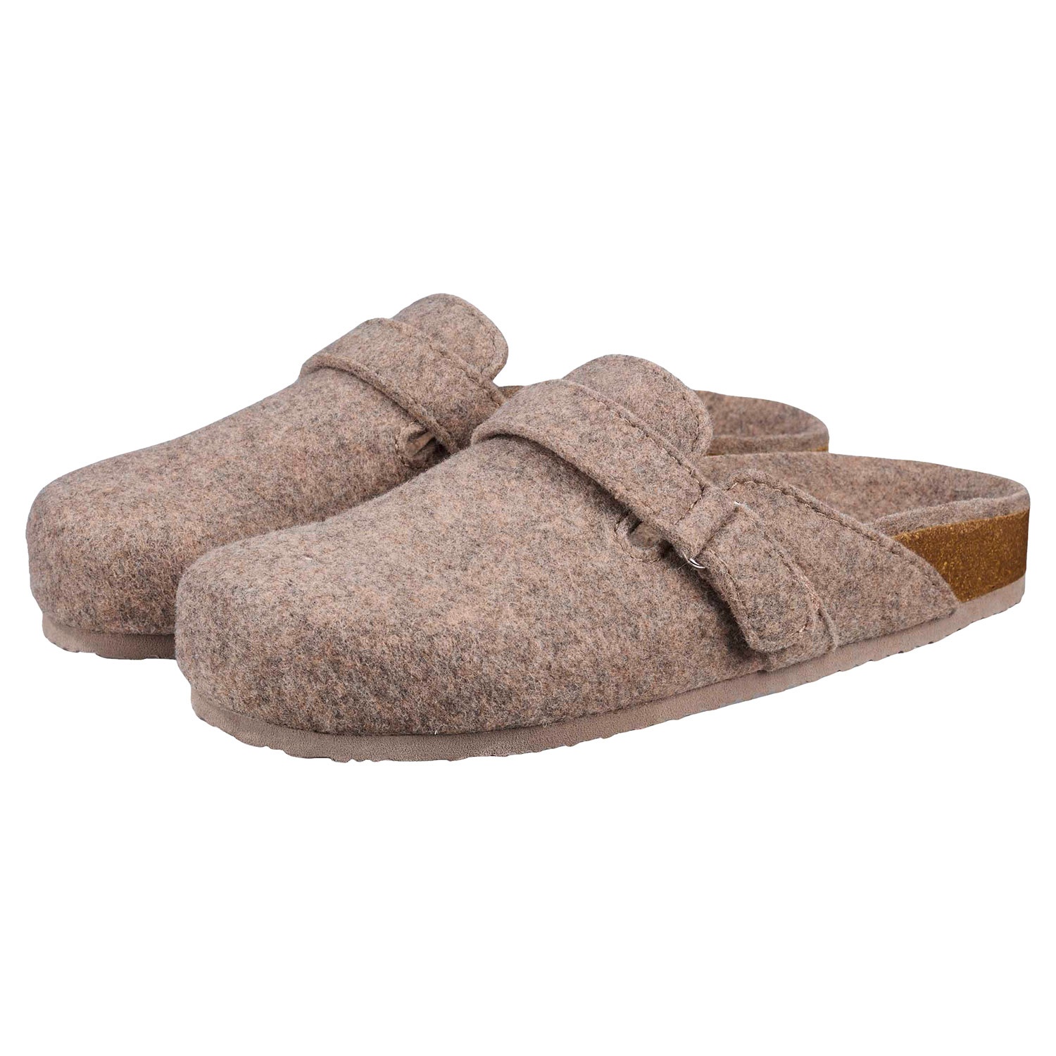 UP2FASHION BASICS Damen und Herren Filzclogs, Herren, Charcoal, 44 ...