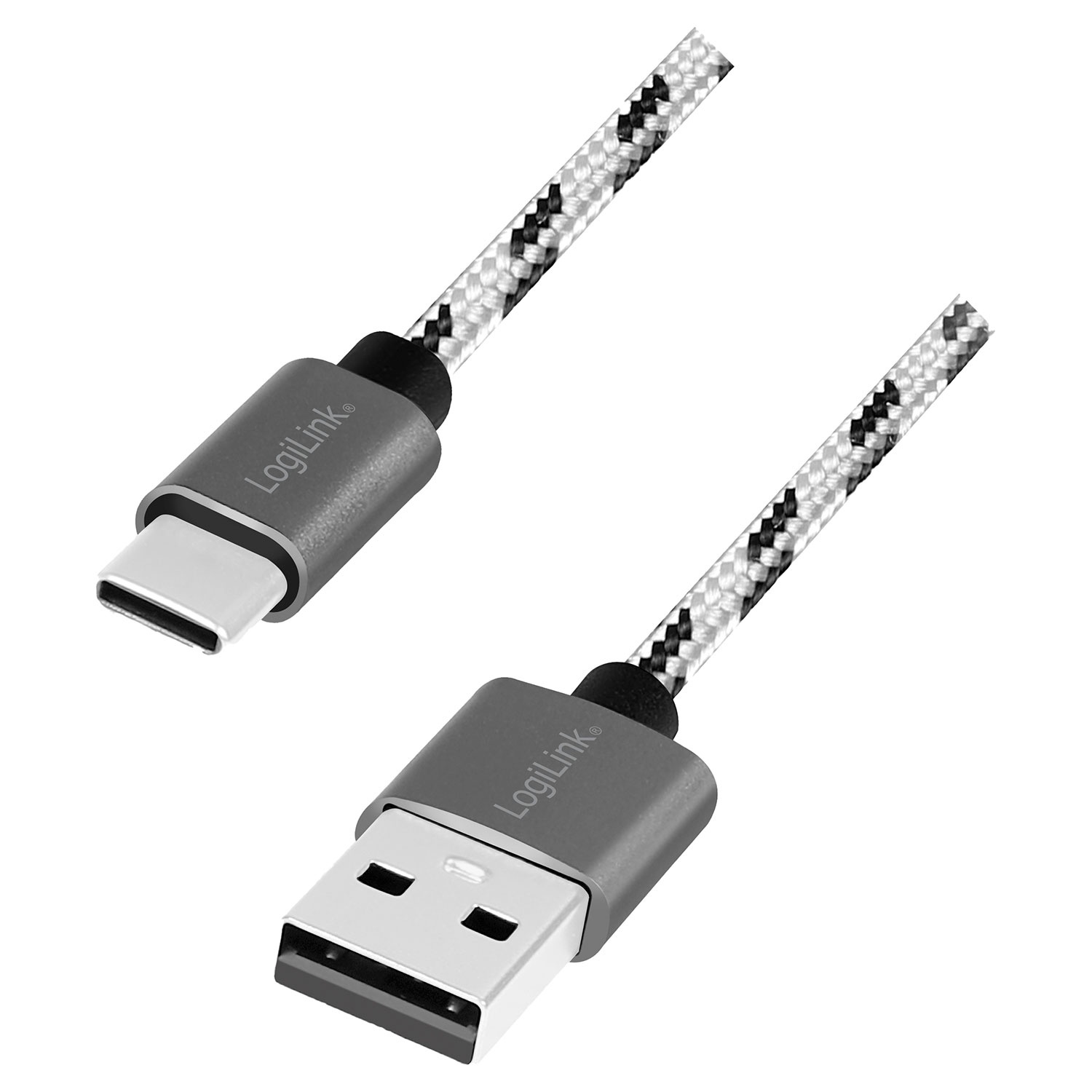 LOGILINK USB-C-Synchronisations und Ladekabel-Set, USB-A zu USB-C ...