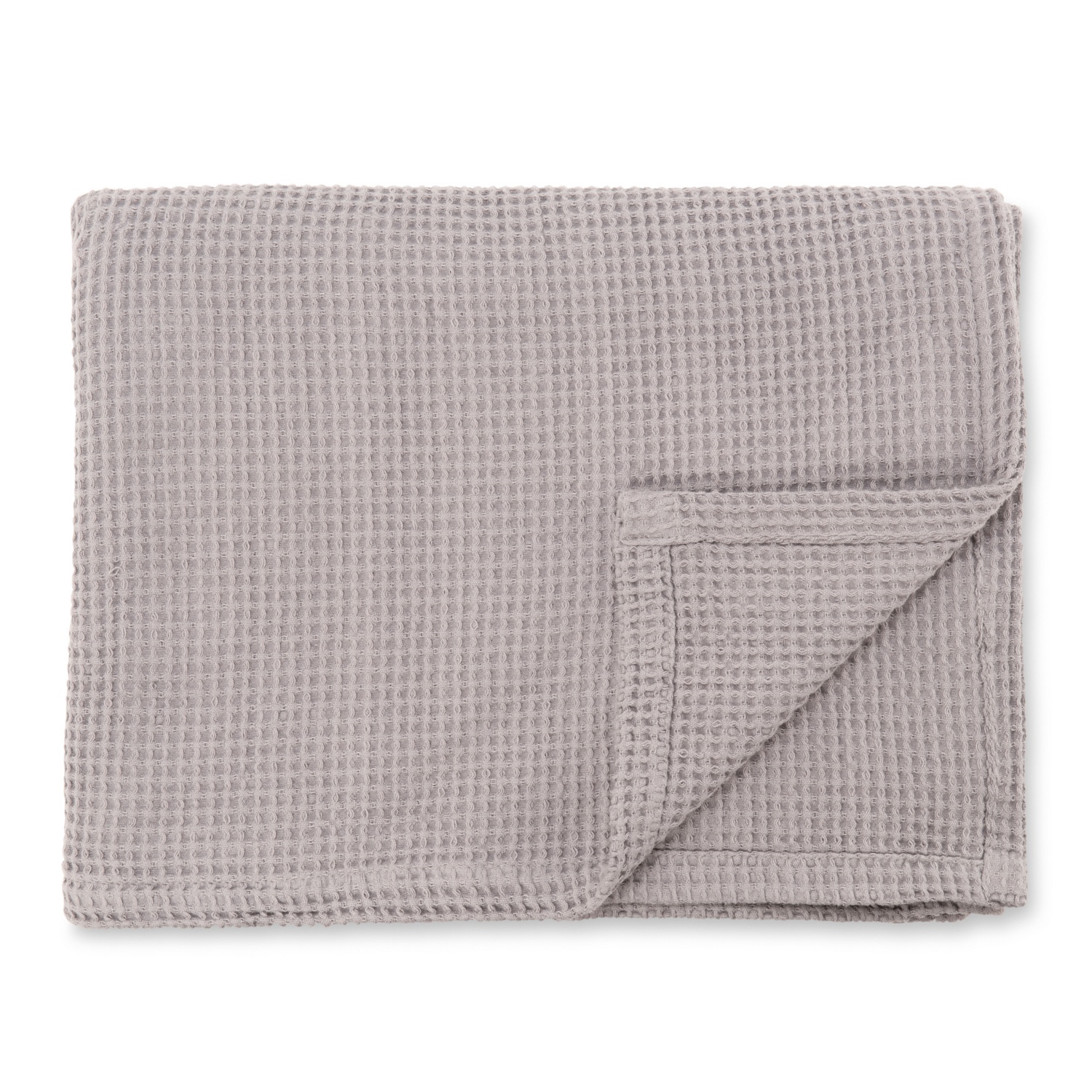 HOME CREATION Decke mit Waffelmuster, grau | HOFER