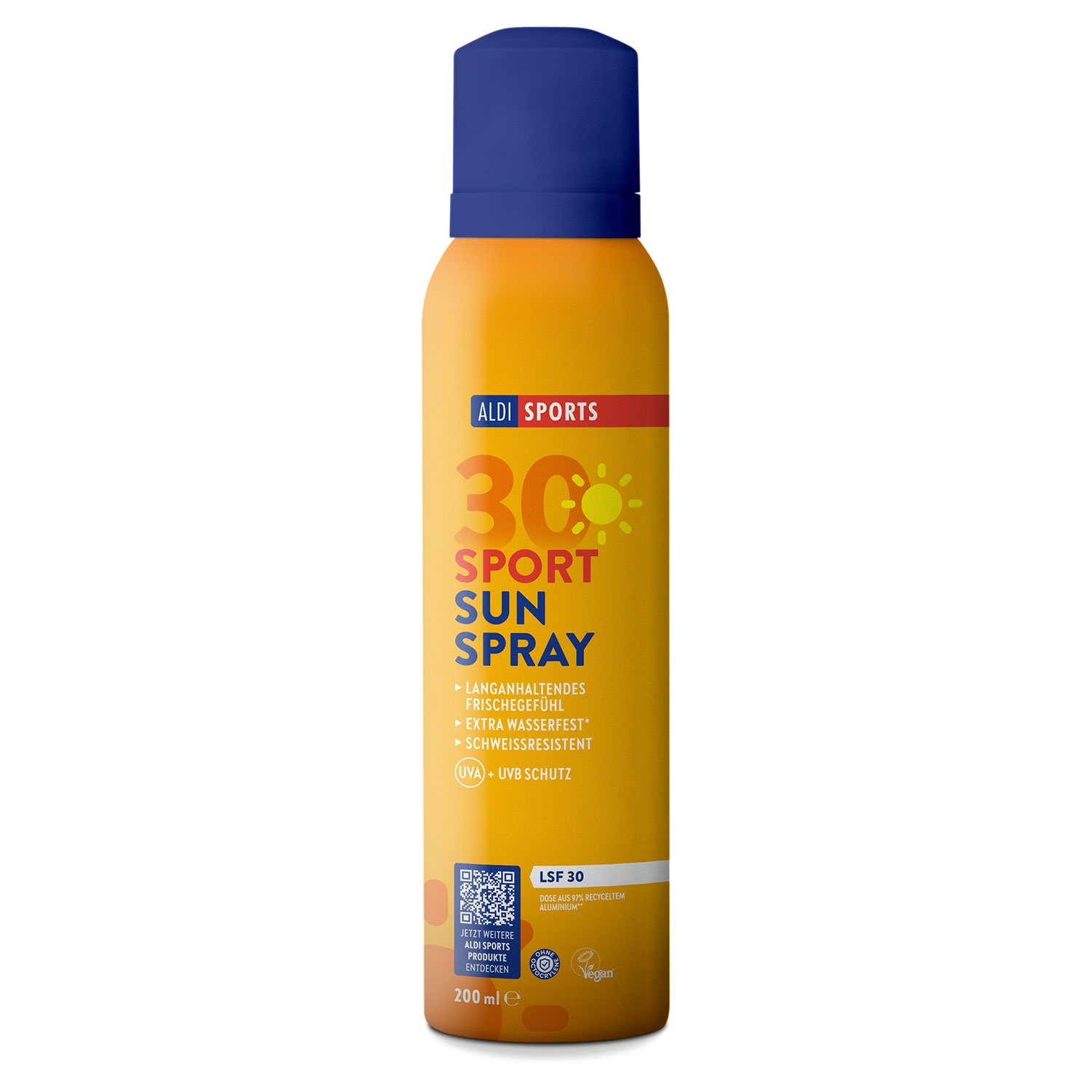 ALDI SPORTS Sonnen Spray Sport 200 ml, LSF 30 | ALDI SÜD