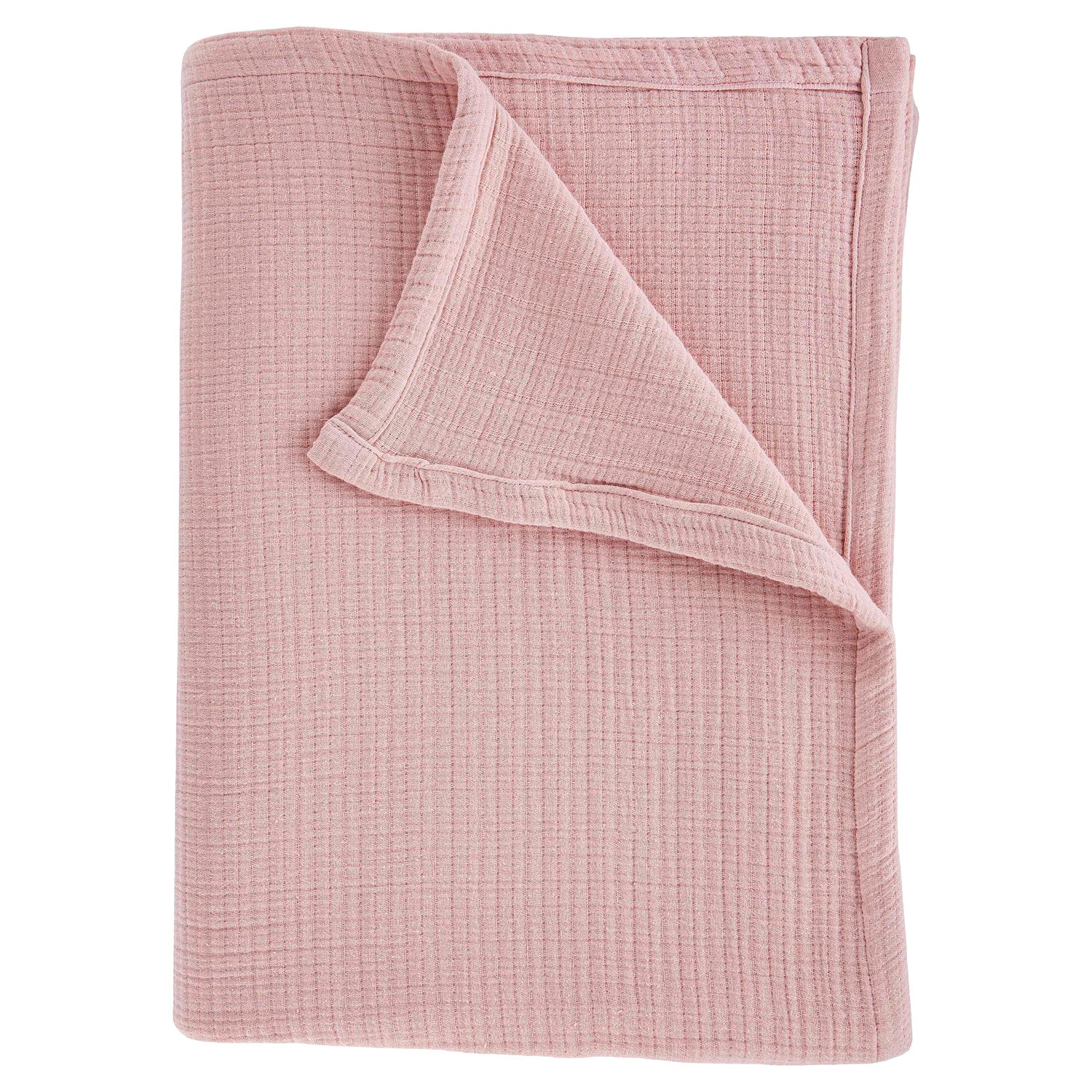 HOME CREATION Musselin-Decke, rosa | ALDI SÜD
