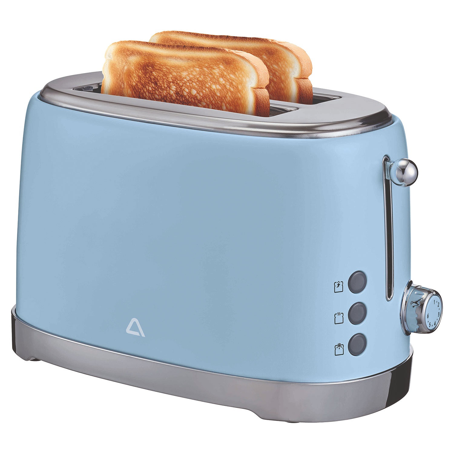 AMBIANO Retro Wasserkocher & Toaster, Toaster, Blau | ALDI SÜD