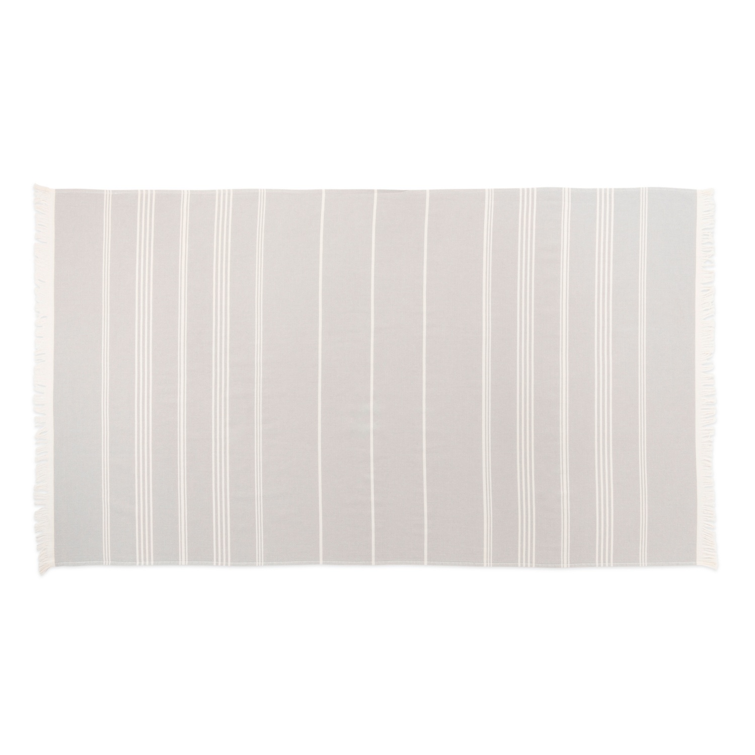 NOVITESSE NOVITESSE Wellness Towel Poncho, Strandtuch, Grau gestreift ...