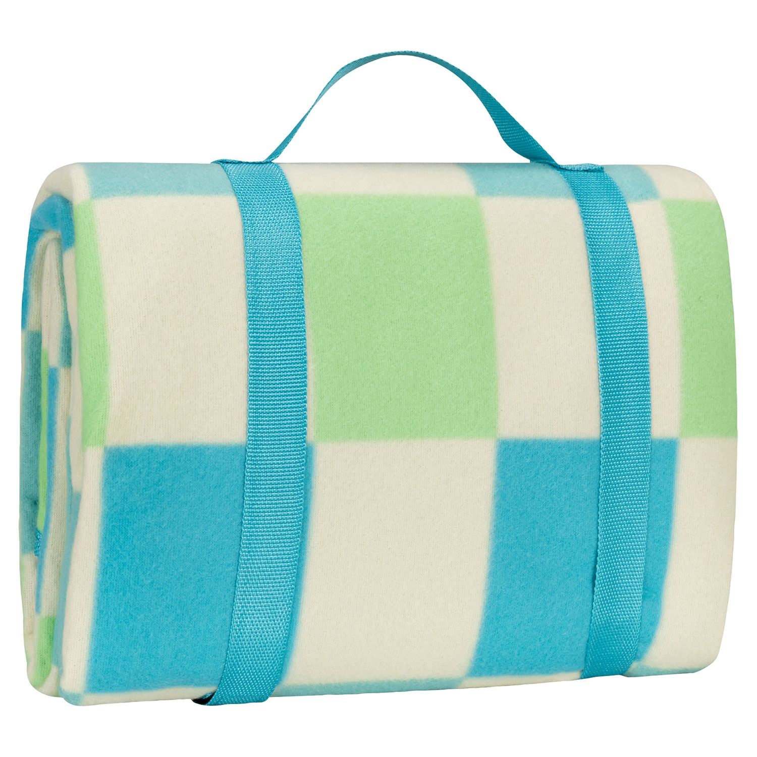 HOME CREATION Picknickdecke XXL, Blau/Grün, Rund | ALDI SÜD