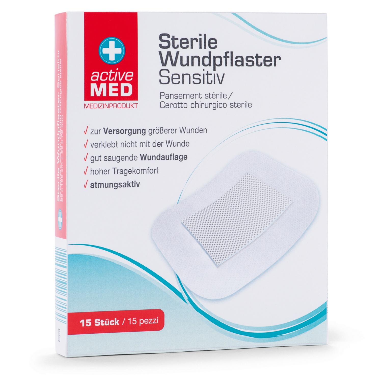 ACTIVE MED ACTIVE MED Sterile Pflaster, Sensitiv | ALDI SUISSE