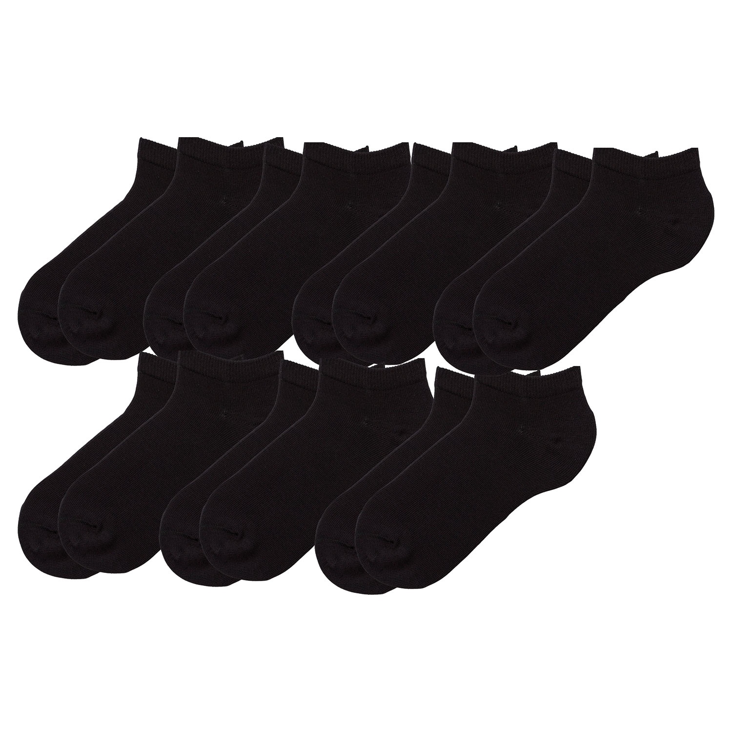 UP2FASHION BASIC Damen-/Herren-Sneaker-Socken, Schwarz, 35/38 | ALDI SÜD