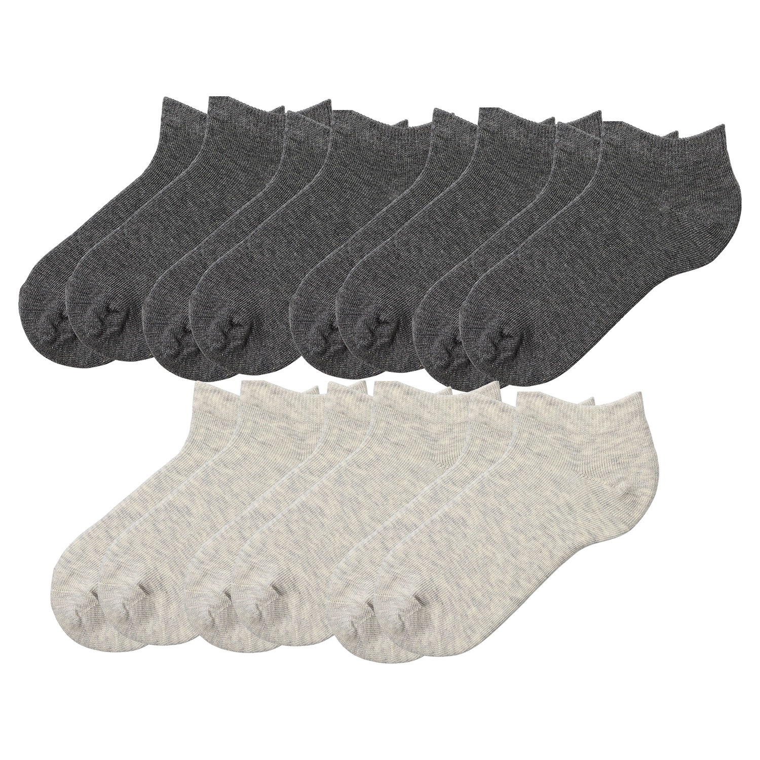 UP2FASHION BASIC Damen-/Herren-Sneaker-Socken, Grau, 43/46 | ALDI SÜD