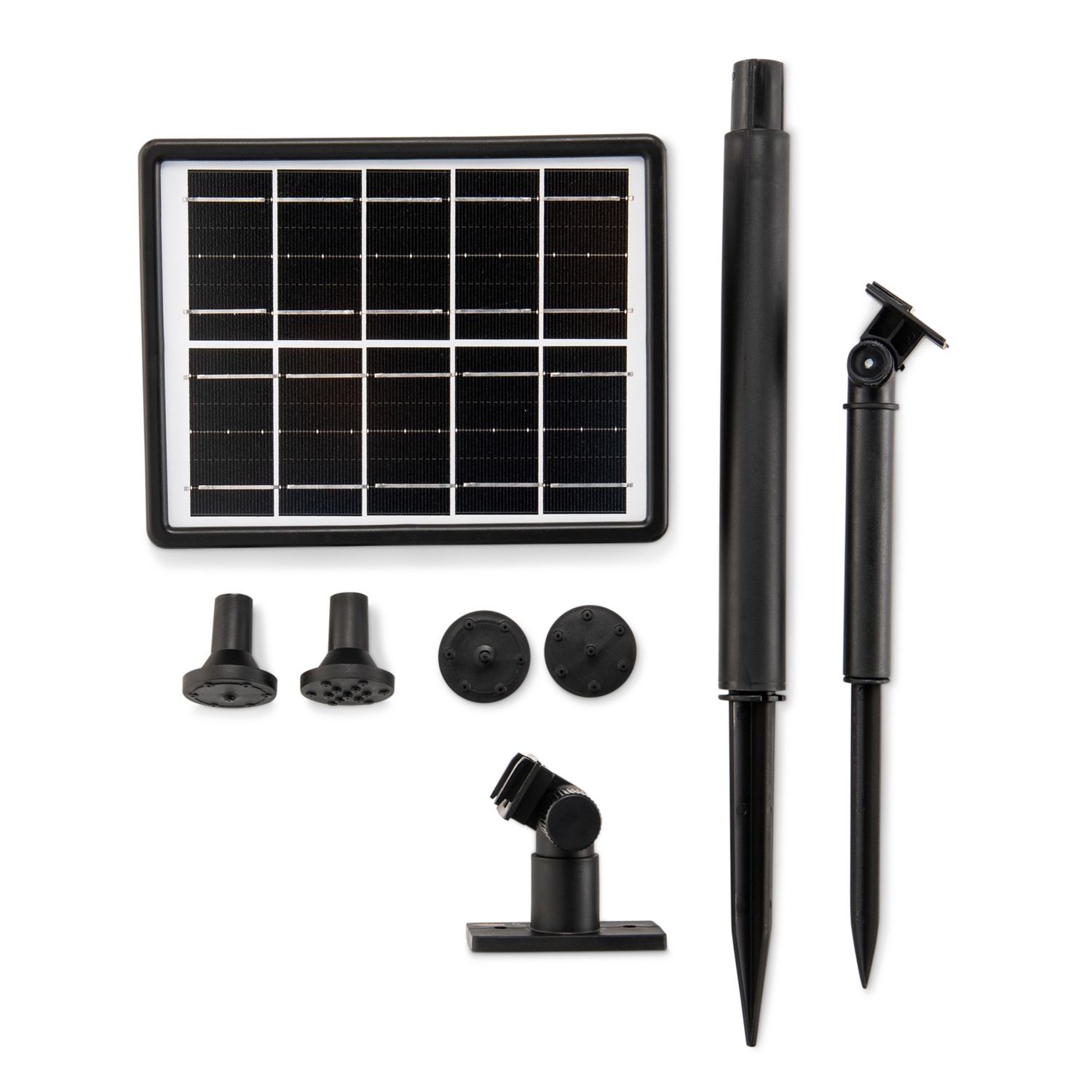 BELAVIE Solar LED-Fontäne, Anthrazit Marmor | HOFER