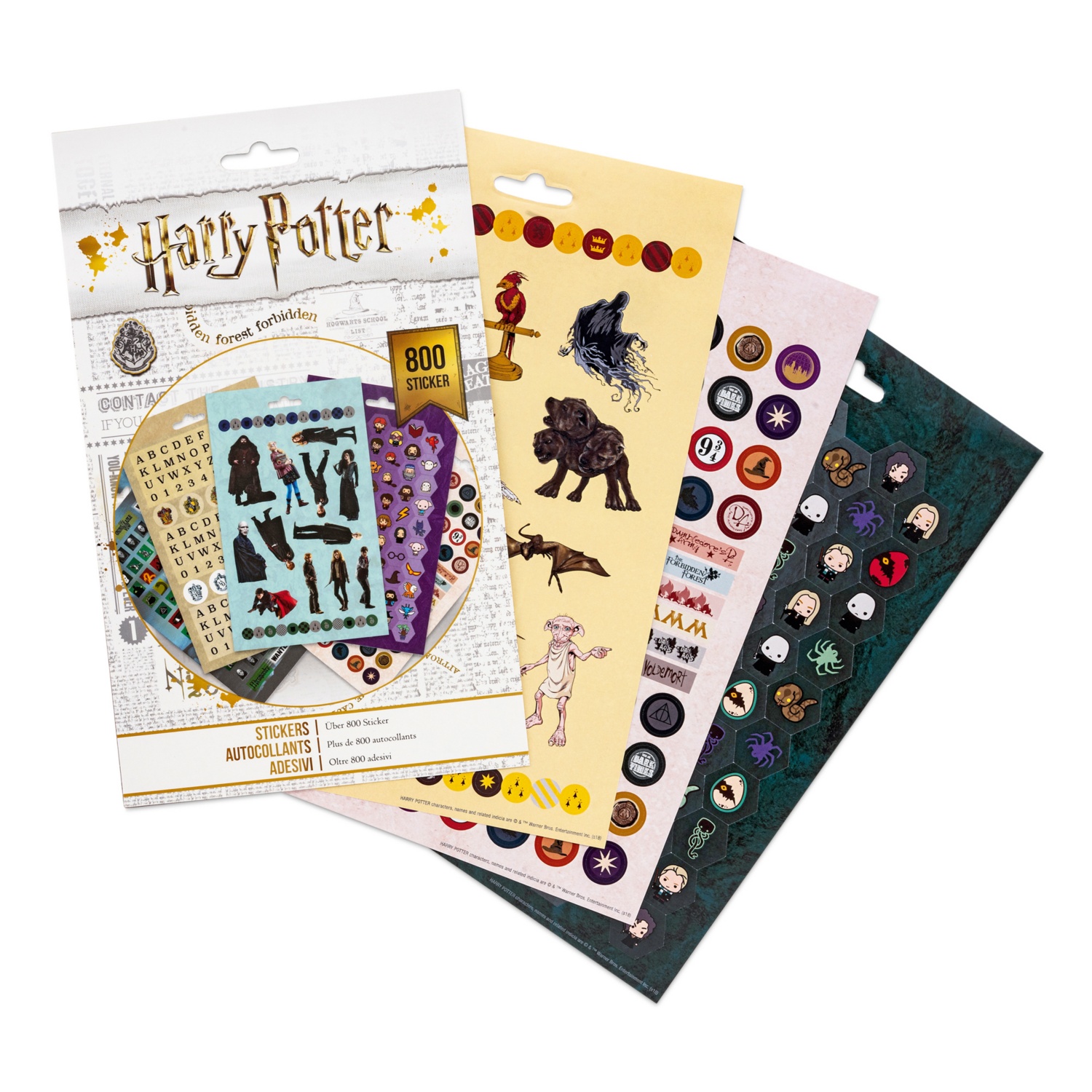 HARRY POTTER HARRY POTTER Schreibwaren, 800 Sticker Set | HOFER