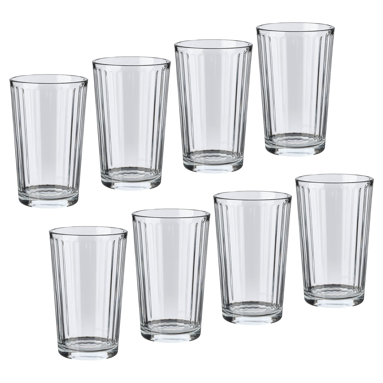 CROFTON Gläser Basic 8 Stk., Gerif. | ALDI SÜD