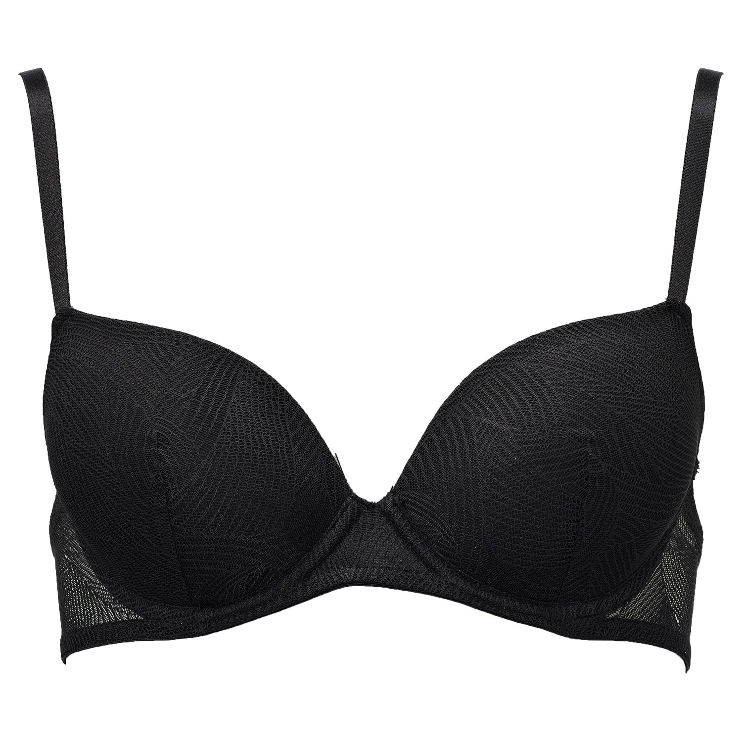 UP2FASHION Damen Push Up BH und Slip, 2er-Pack, schwarzer BH, 75B ...