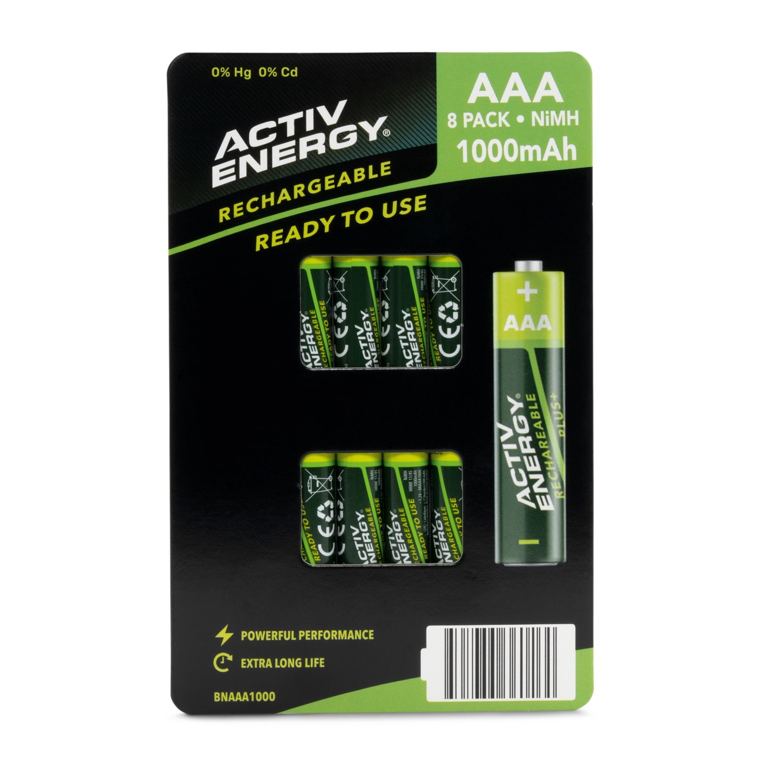 ACTIV ENERGY Ready to Use Akkus, AAA | HOFER