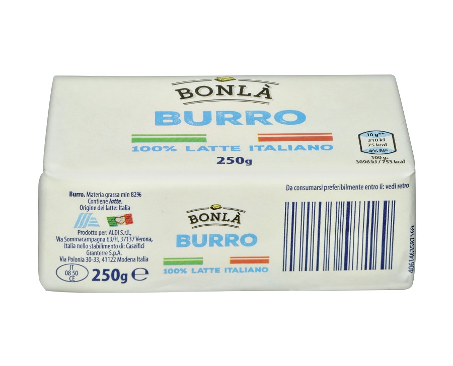 Burro 100% italiano Bonlà (250 g)