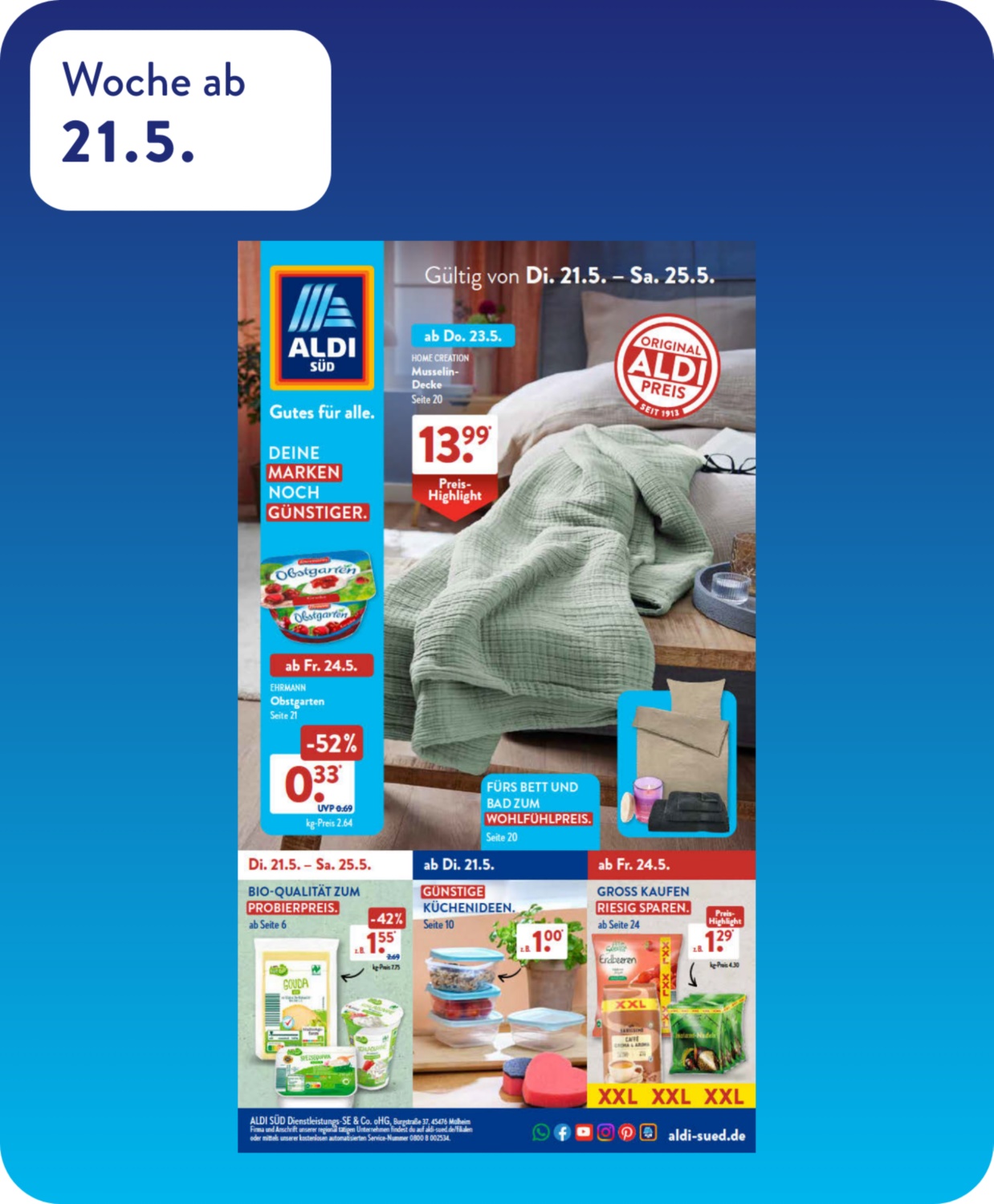 ALDI SÜD – Gutes für alle | Lebensmittel günstig kaufen