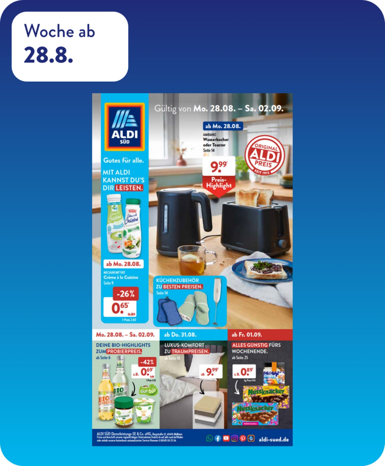 ALDI SÜD – Gutes für alle | Lebensmittel günstig kaufen