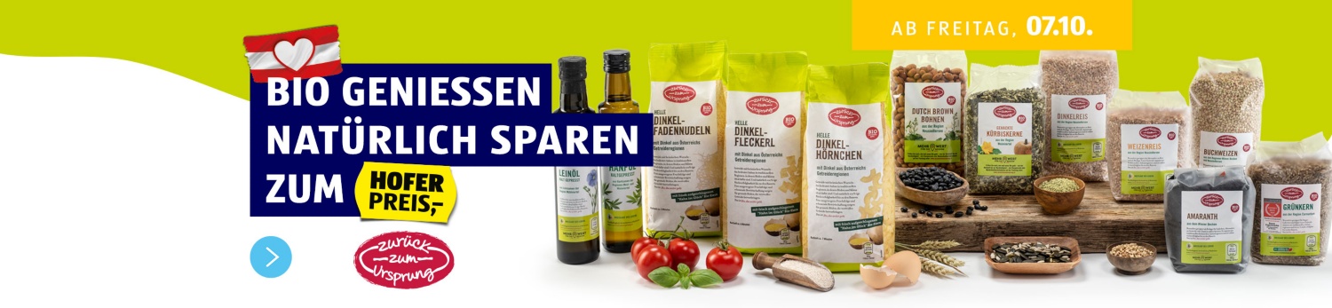 Da bin ich mir sicher - Lebensmittel zum HOFER Preis | HOFER