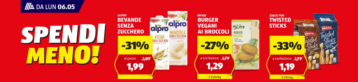 Scopri offerte, vantaggi e qualità dei prodotti ALDI