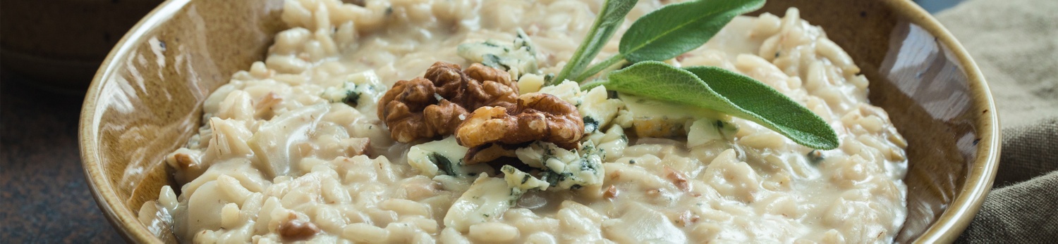 Ricette Aldi Lovers - Risotto al gorgonzola e noci