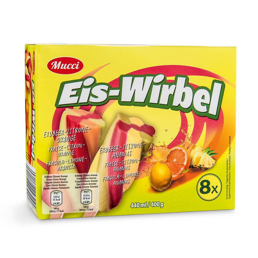 Ghiacciolo a spirale Mucci