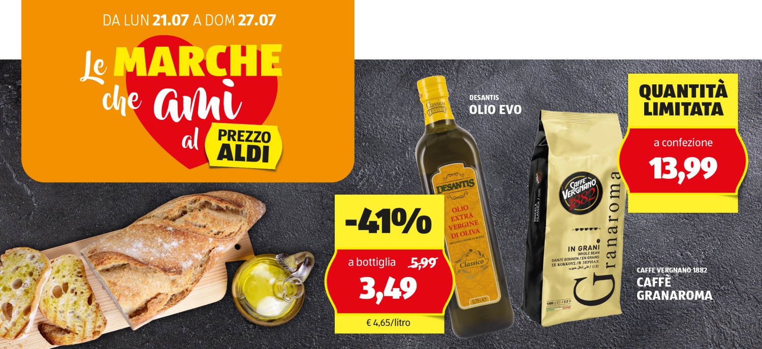 Scopri offerte, vantaggi e qualità dei prodotti ALDI