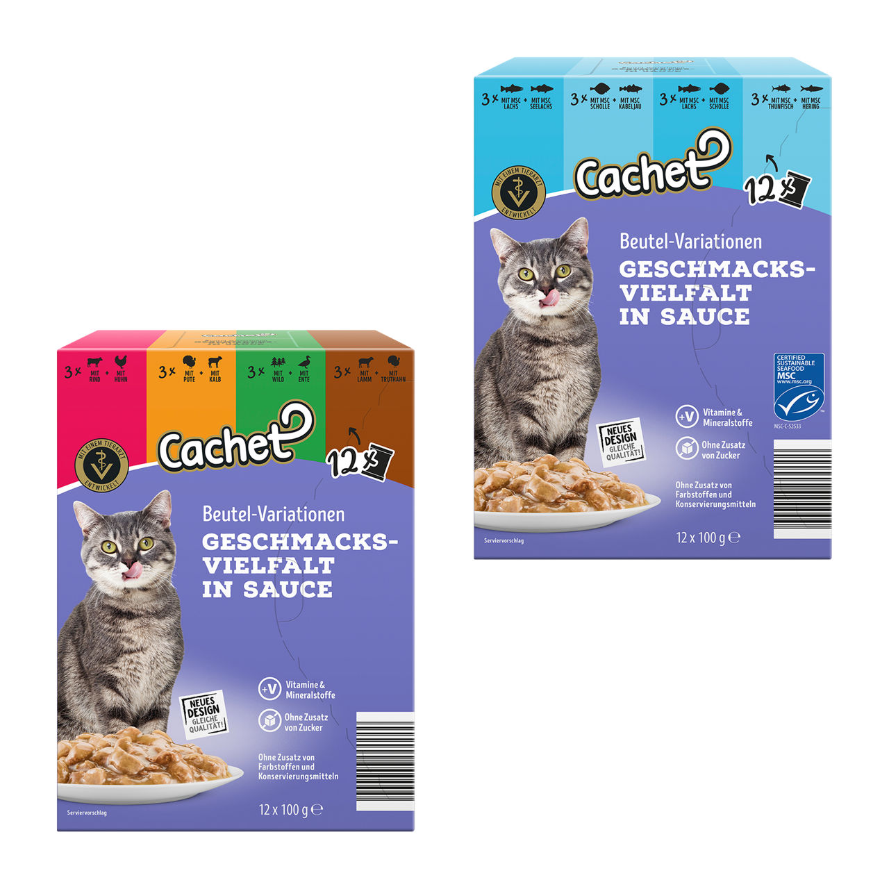 CACHET Feuchtfutter CACHET Katzenfutter nass: 12 x 100 g preiswert bei ...